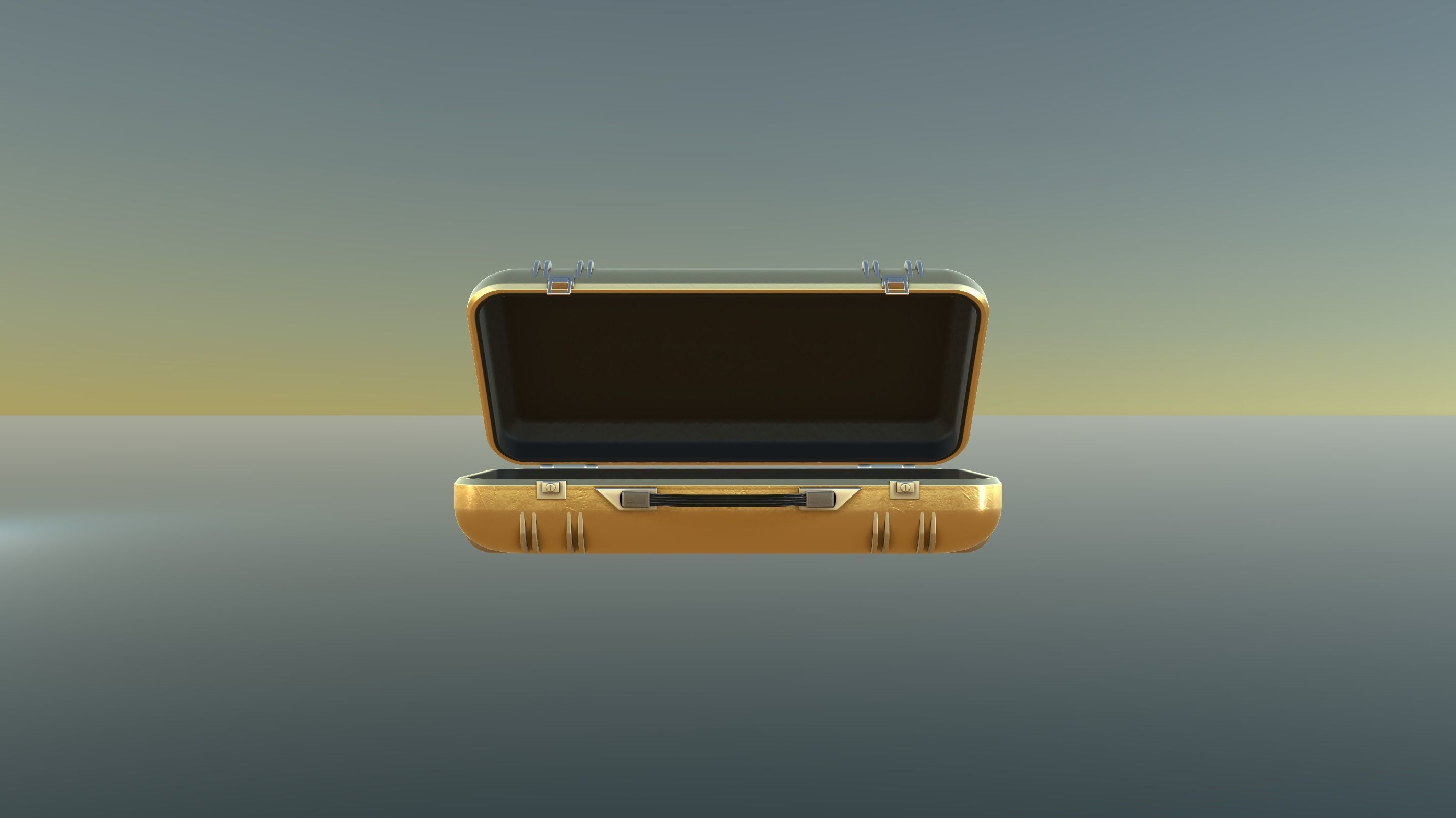 3D model SCI-FI highpoly and lowpoly Crates Cases Containers animation ...