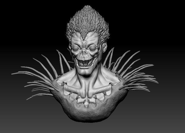 3D model Ryuk Model Bust 3D VR / AR / low-poly | CGTrader
