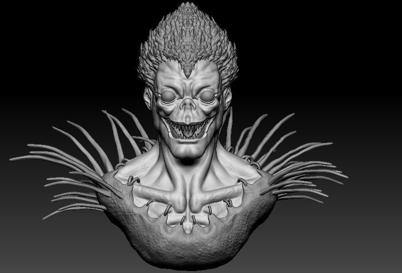 3D model Ryuk Model Bust 3D VR / AR / low-poly | CGTrader