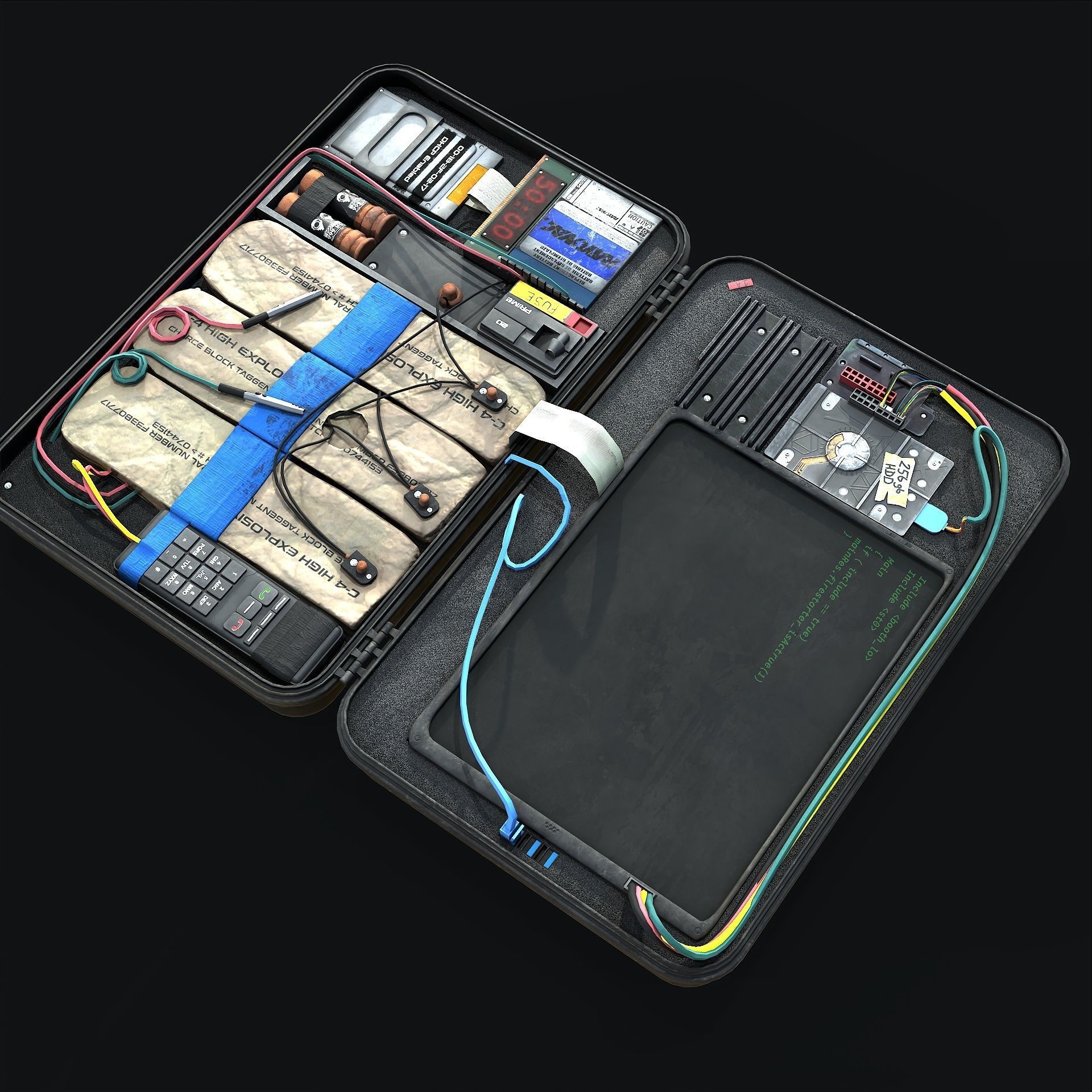 3D model C4 Bag VR / AR / low-poly | CGTrader