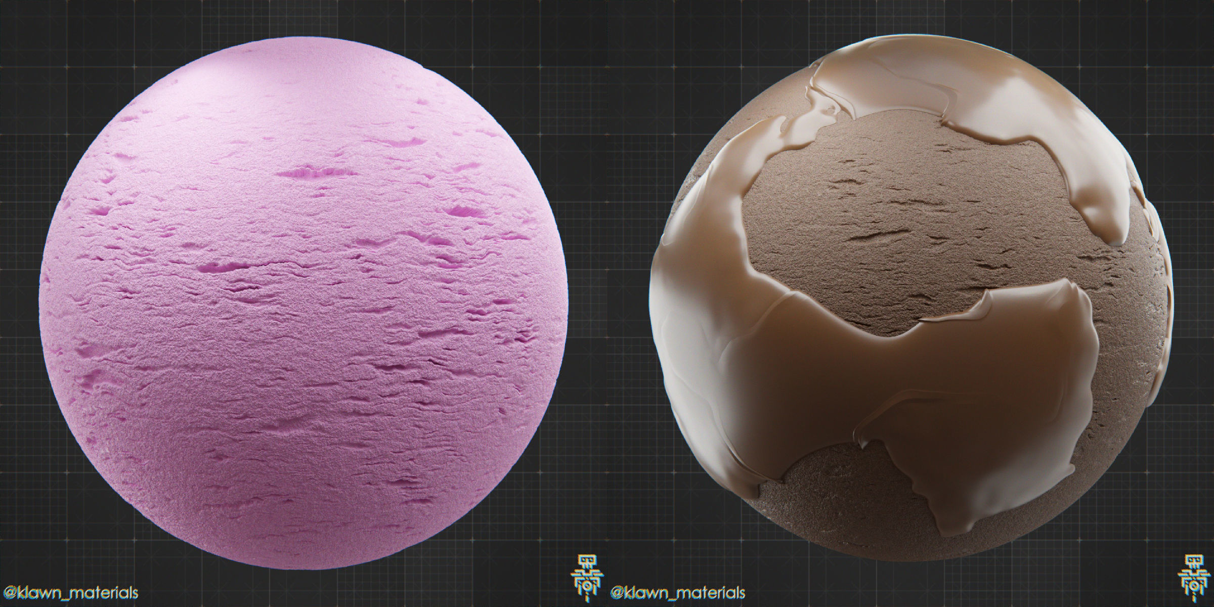 10in1 Procedural Ice Cream Materials for Blender 3D model | CGTrader