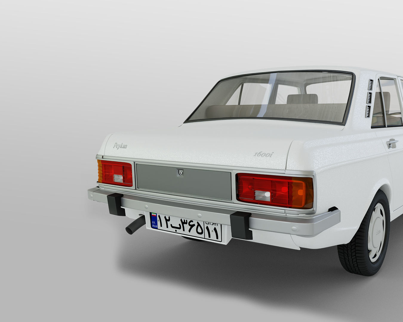 Iran Khodro Paykan 3D model | CGTrader