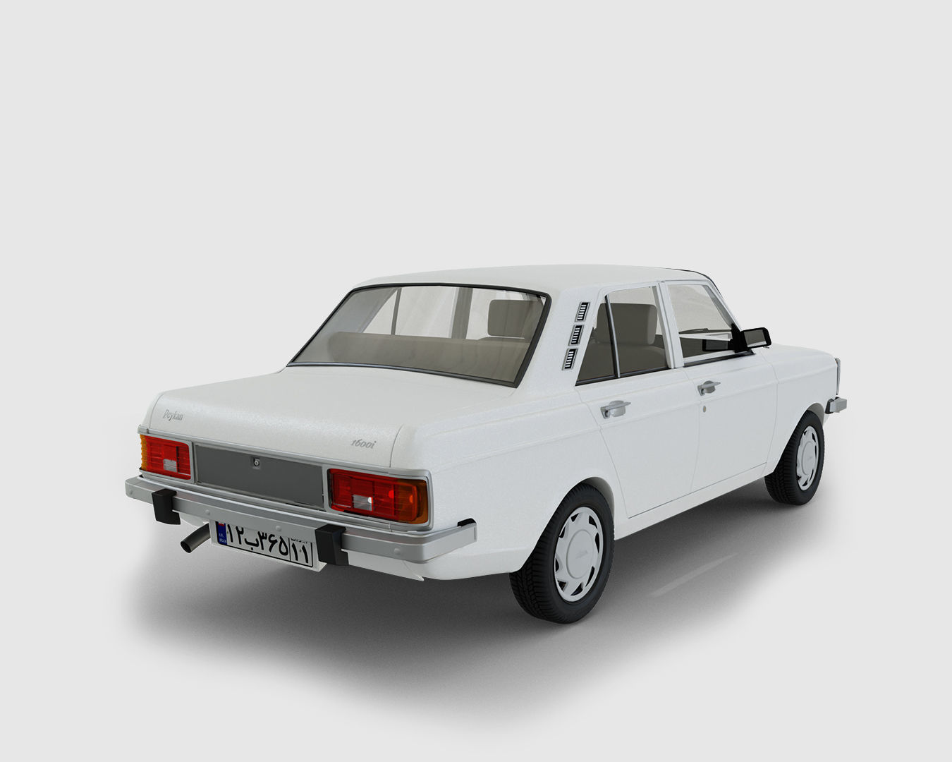 Iran Khodro Paykan 3D model | CGTrader