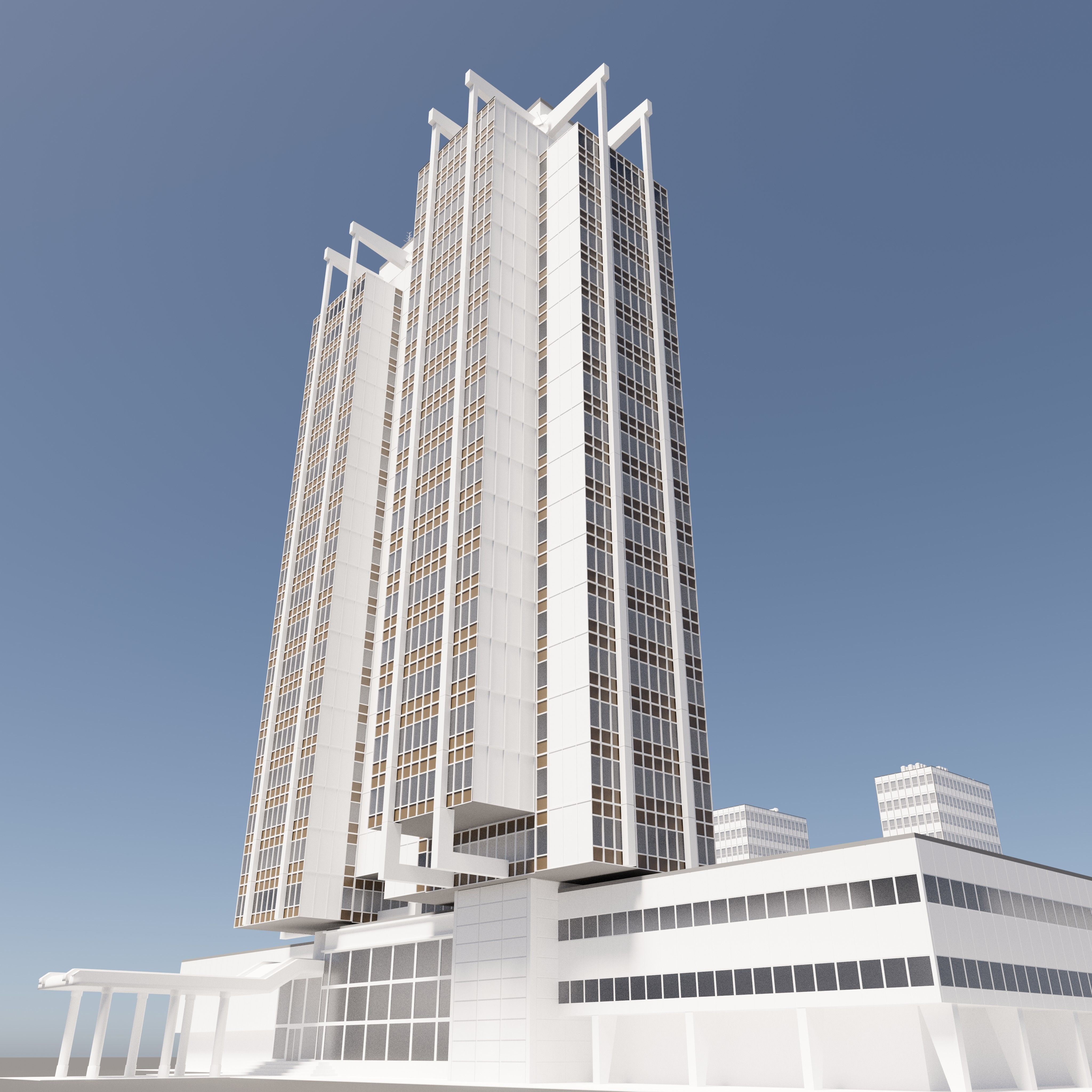 NH Buildings 3D model | CGTrader