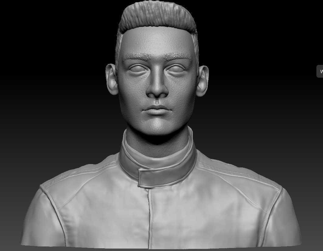 George Russell 3D model 3D printable | CGTrader