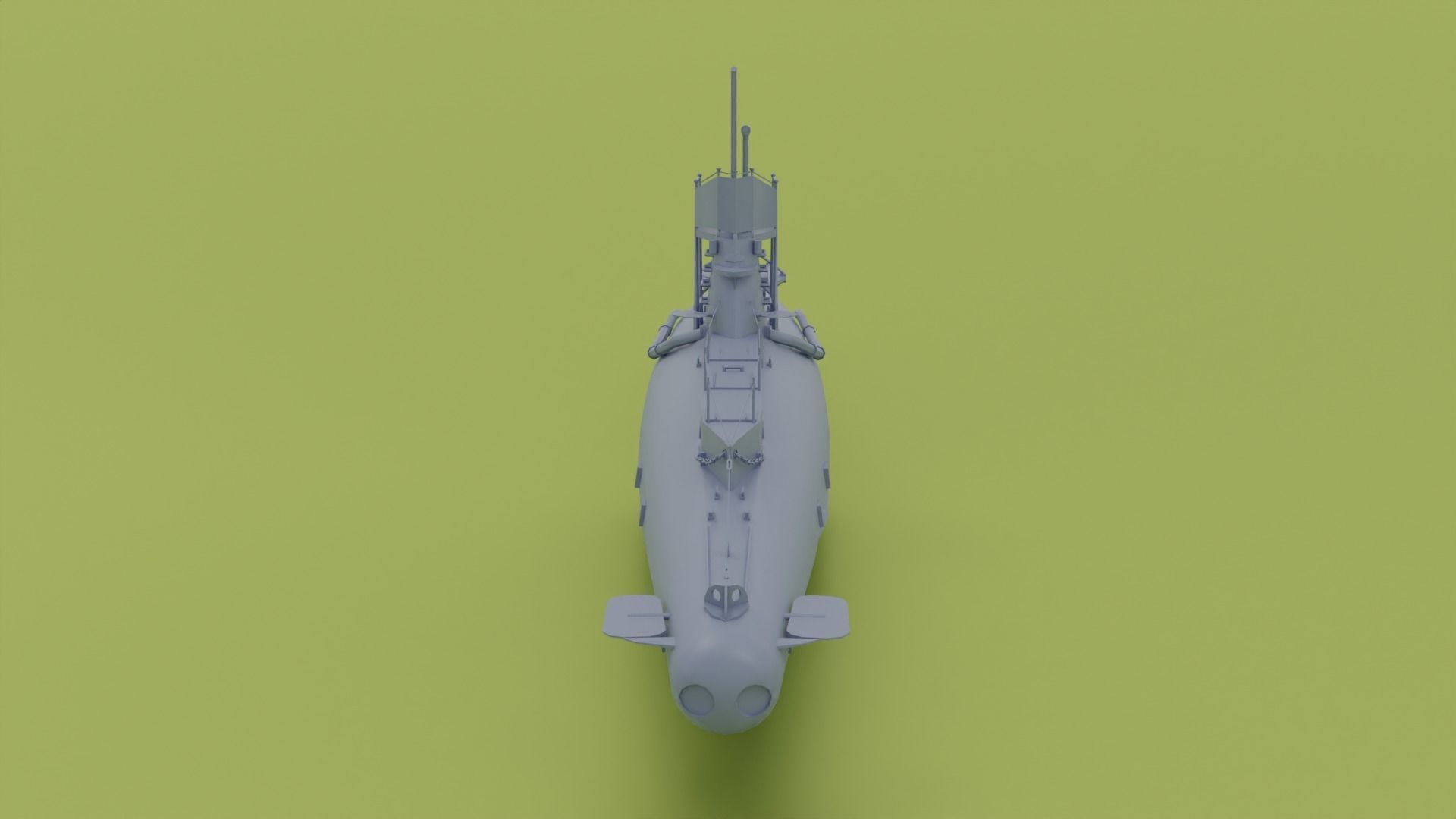 3D model British B-Class submarine VR / AR / low-poly | CGTrader