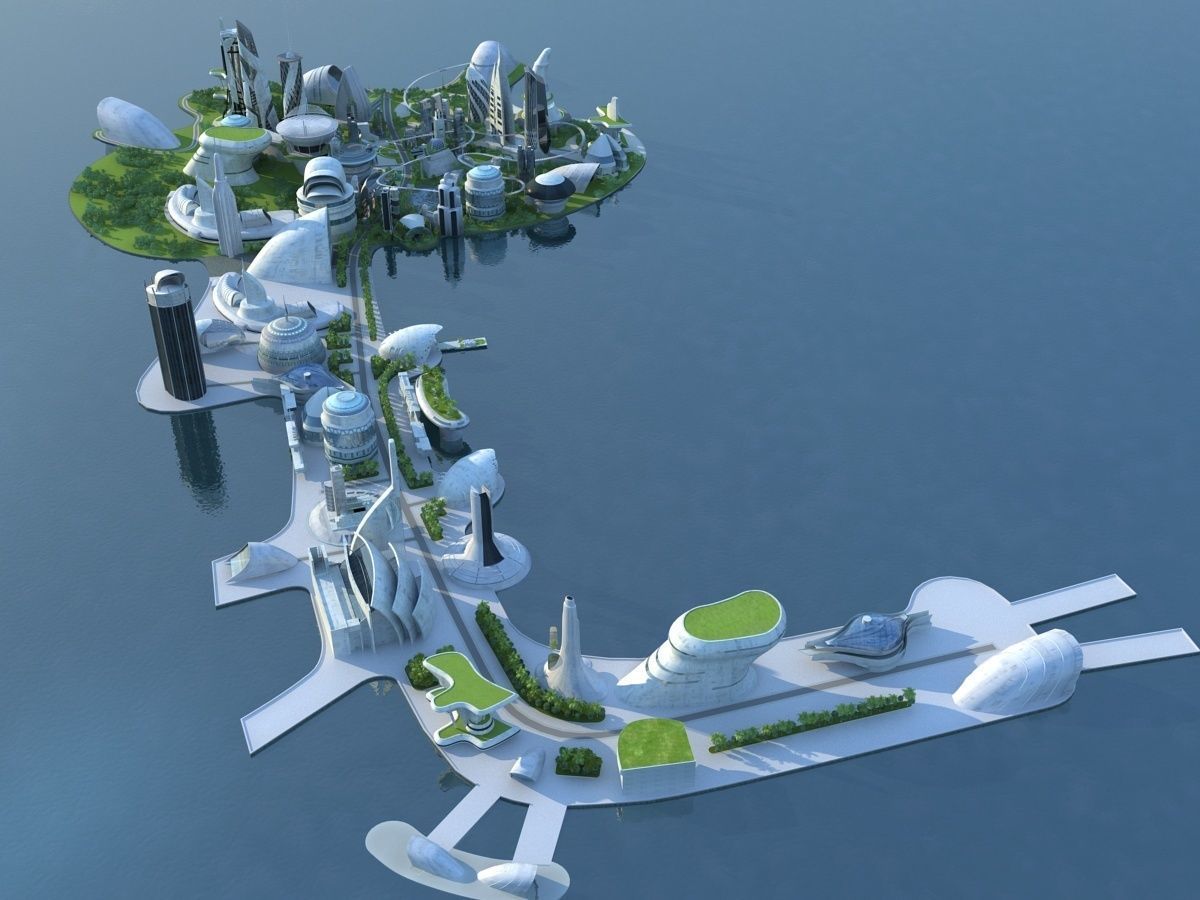 Future city 3D model | CGTrader