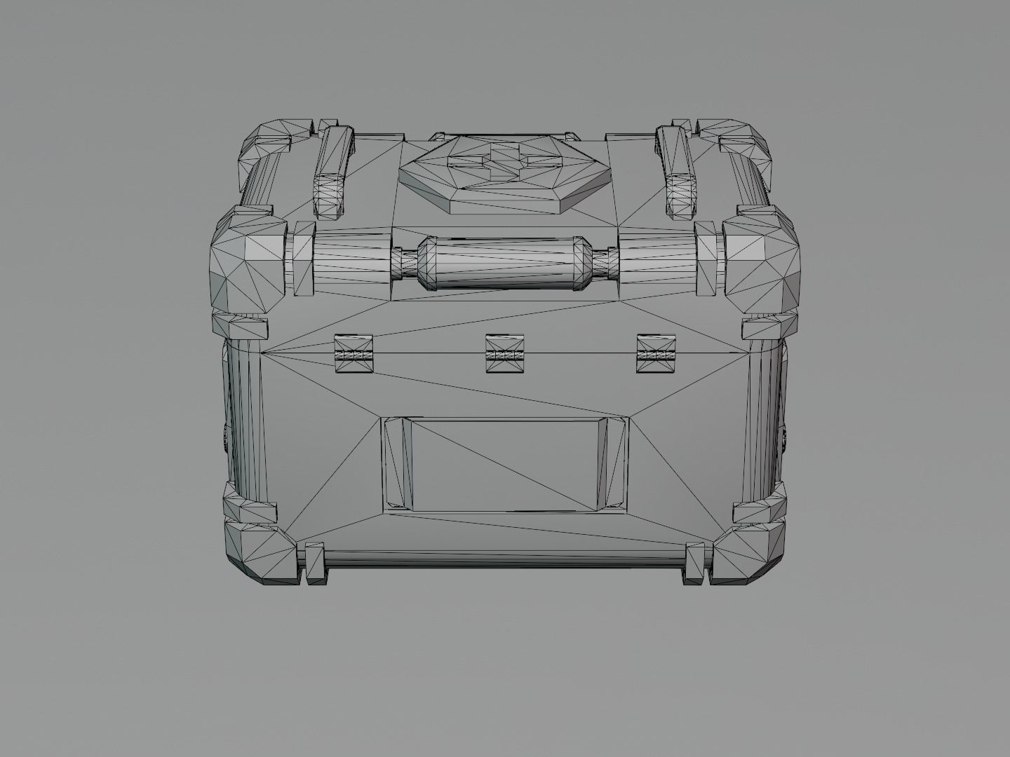 Futuristic Medical Kit Box free VR / AR / low-poly 3D model | CGTrader