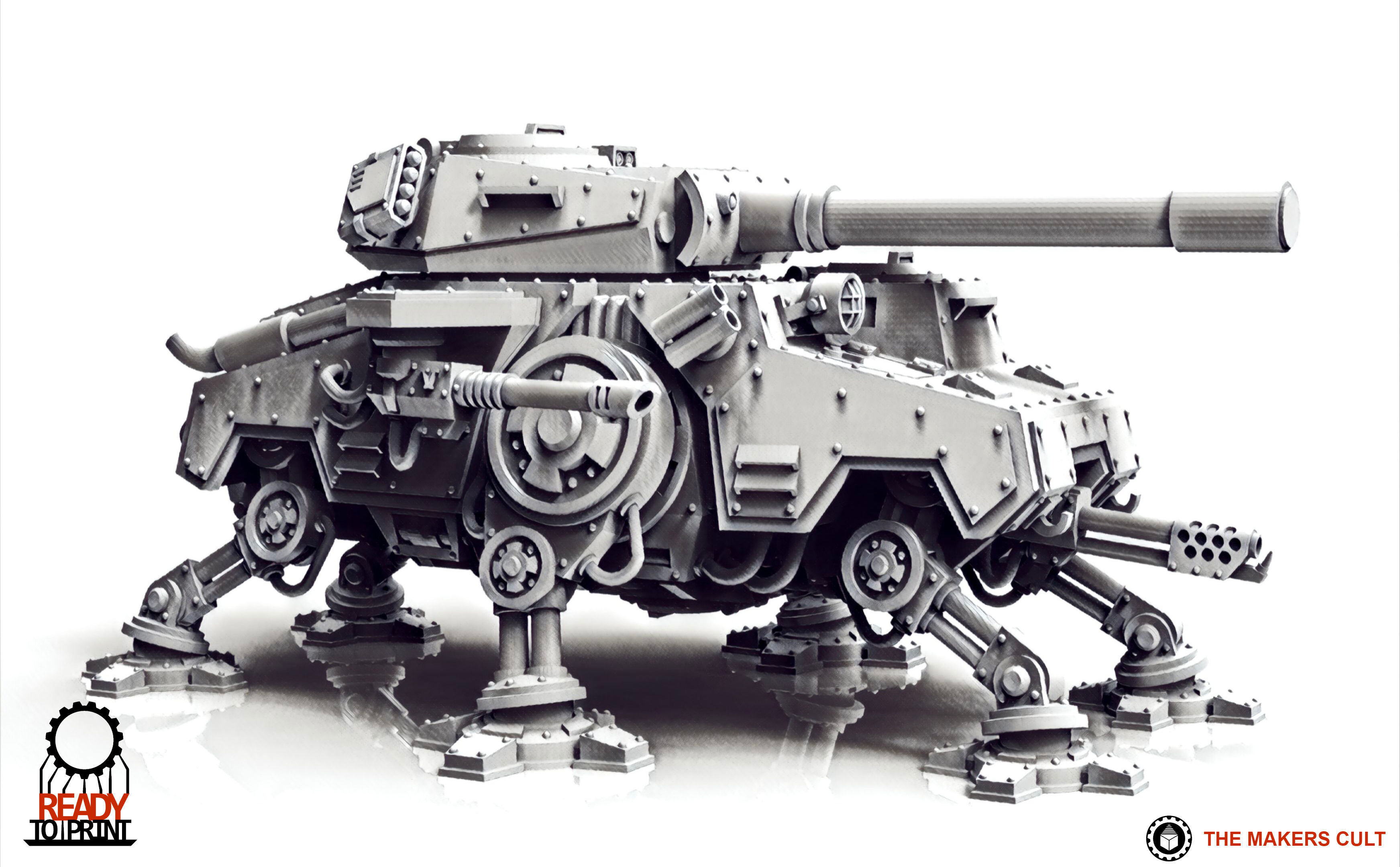Valour Korps - Battle Walker 3D model 3D printable | CGTrader