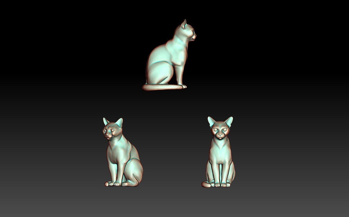 cats relief 3D model 3D printable | CGTrader