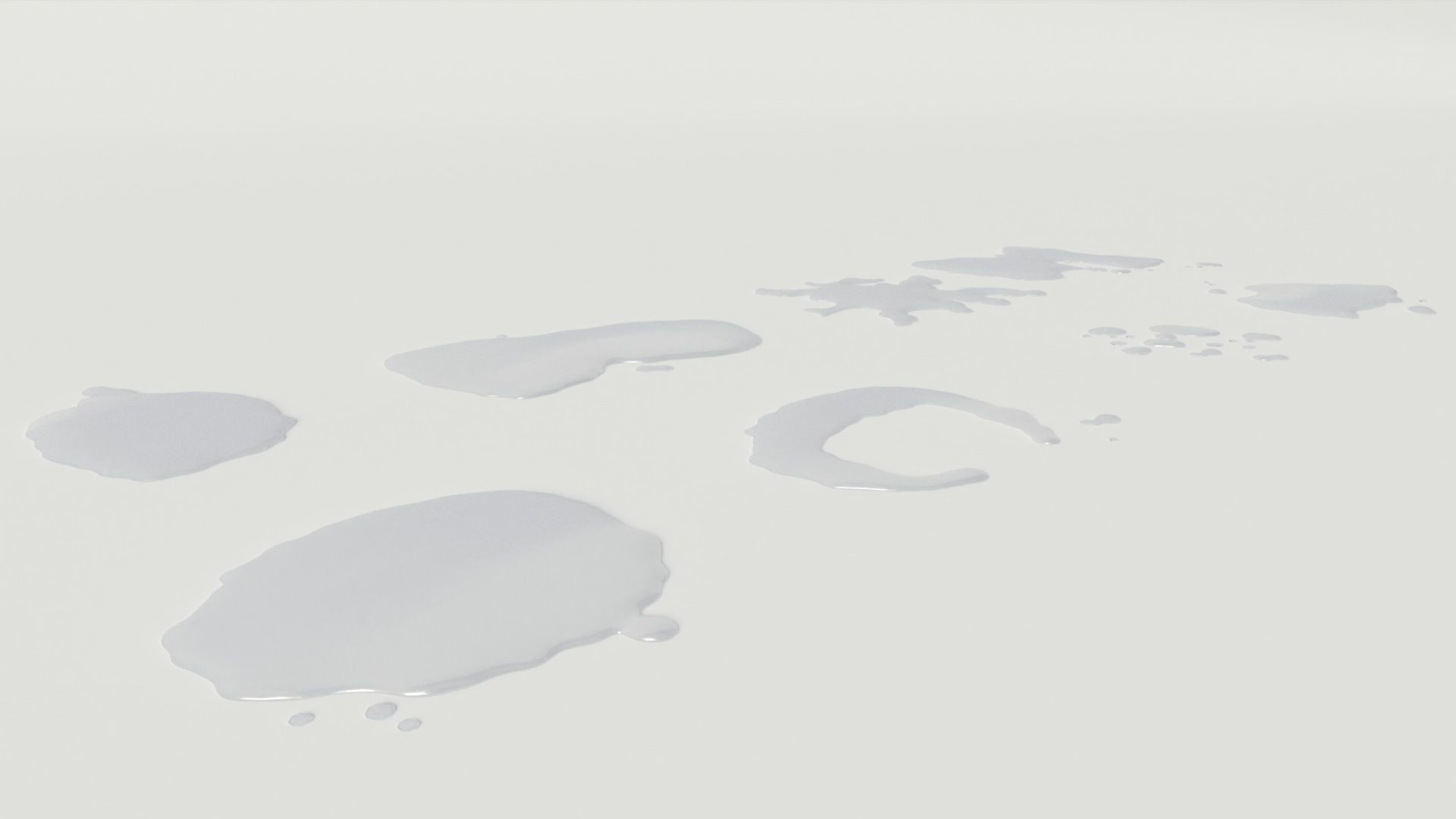 Water Puddles Collection 3D model | CGTrader
