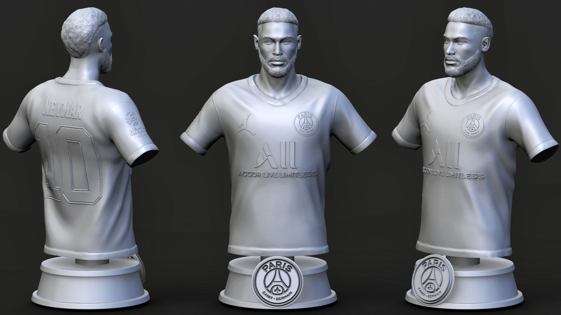 Neymar JR 3D Printable 3D model 3D printable | CGTrader