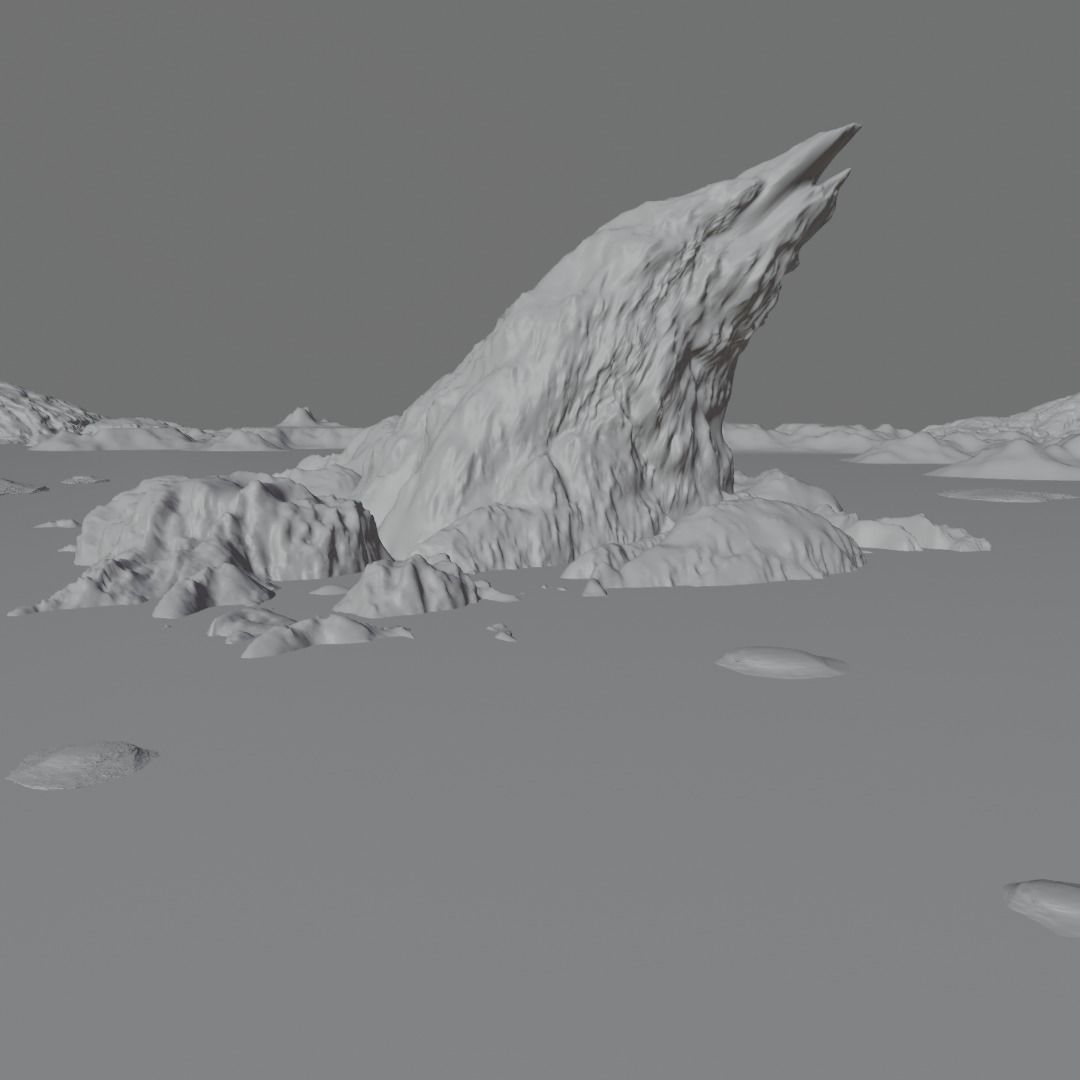 Glacier Iceburg free 3D model | CGTrader