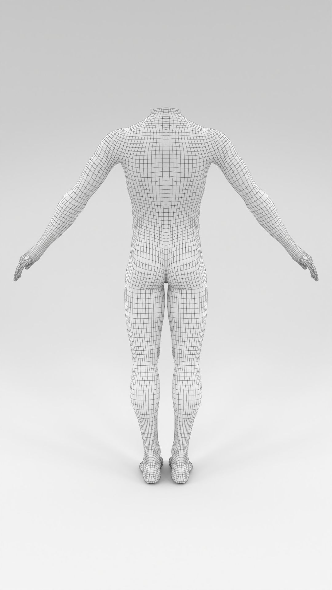3D model headless male fashion mannequin fitting set VR / AR / low-poly ...