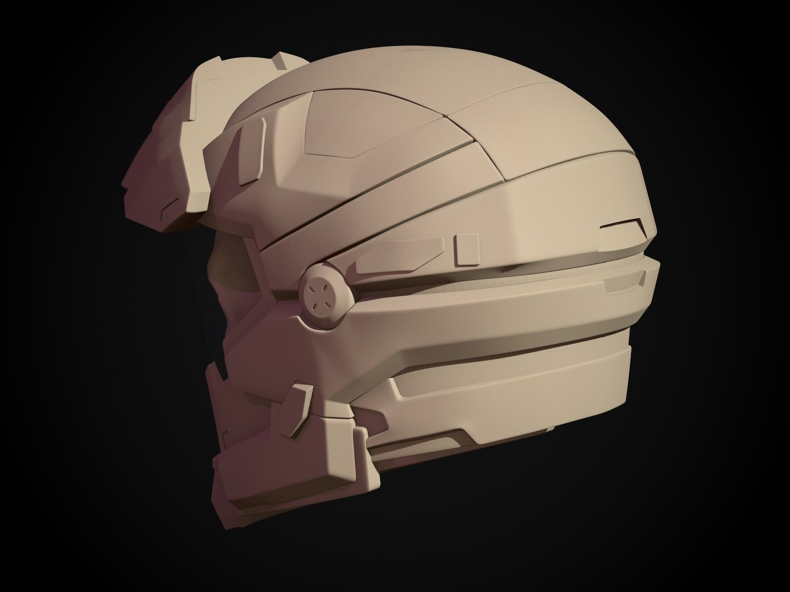 printable halo reach haunted helmet 3D model 3D printable | CGTrader