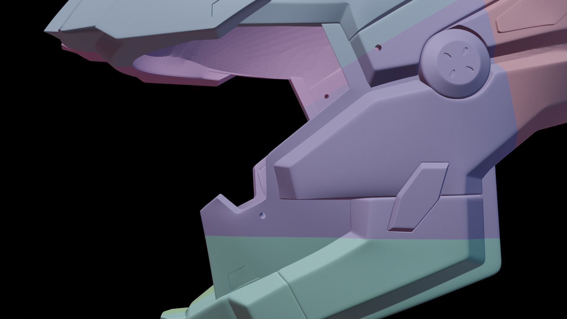 printable halo reach haunted helmet 3D model 3D printable | CGTrader