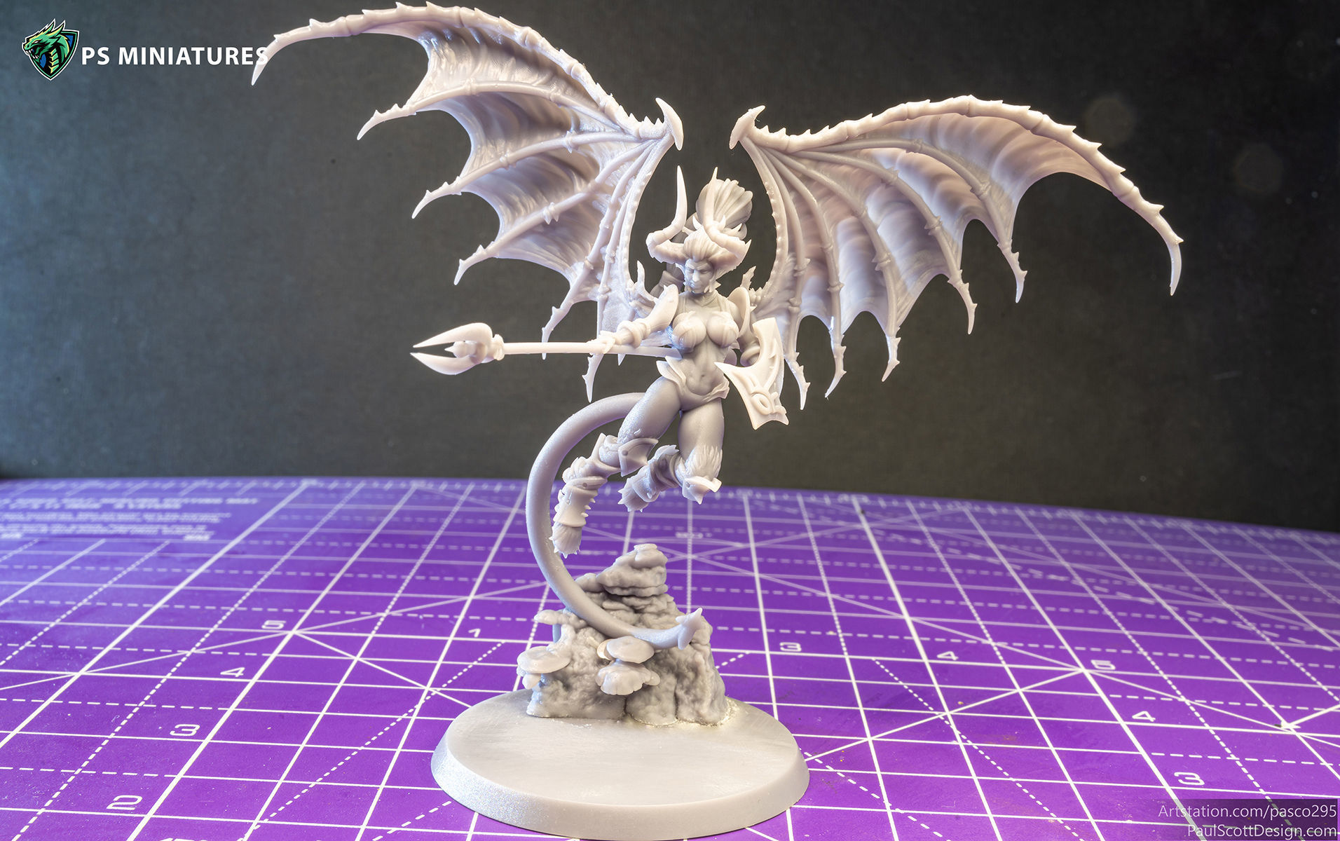 Drow Demonic Harpy Pose 3 - Includes Pinup Variant 3D 3D model 3D ...