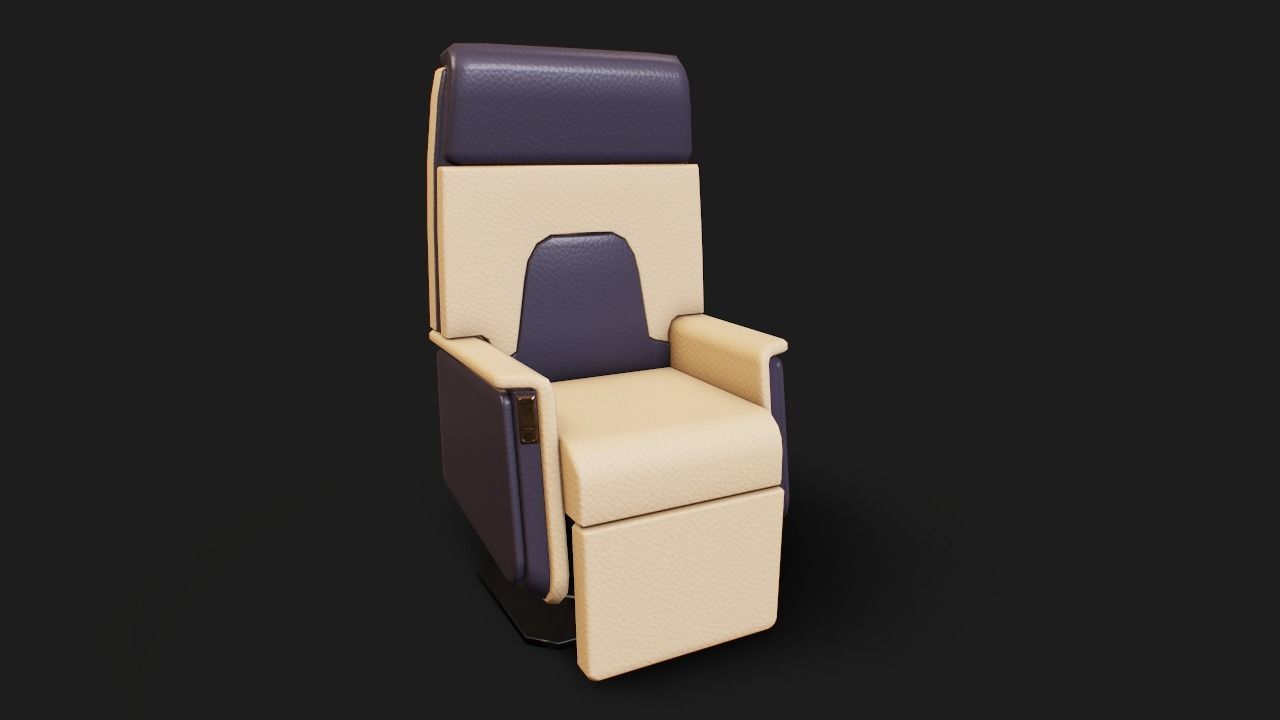 3D model airplane vip seat VR / AR / low-poly | CGTrader