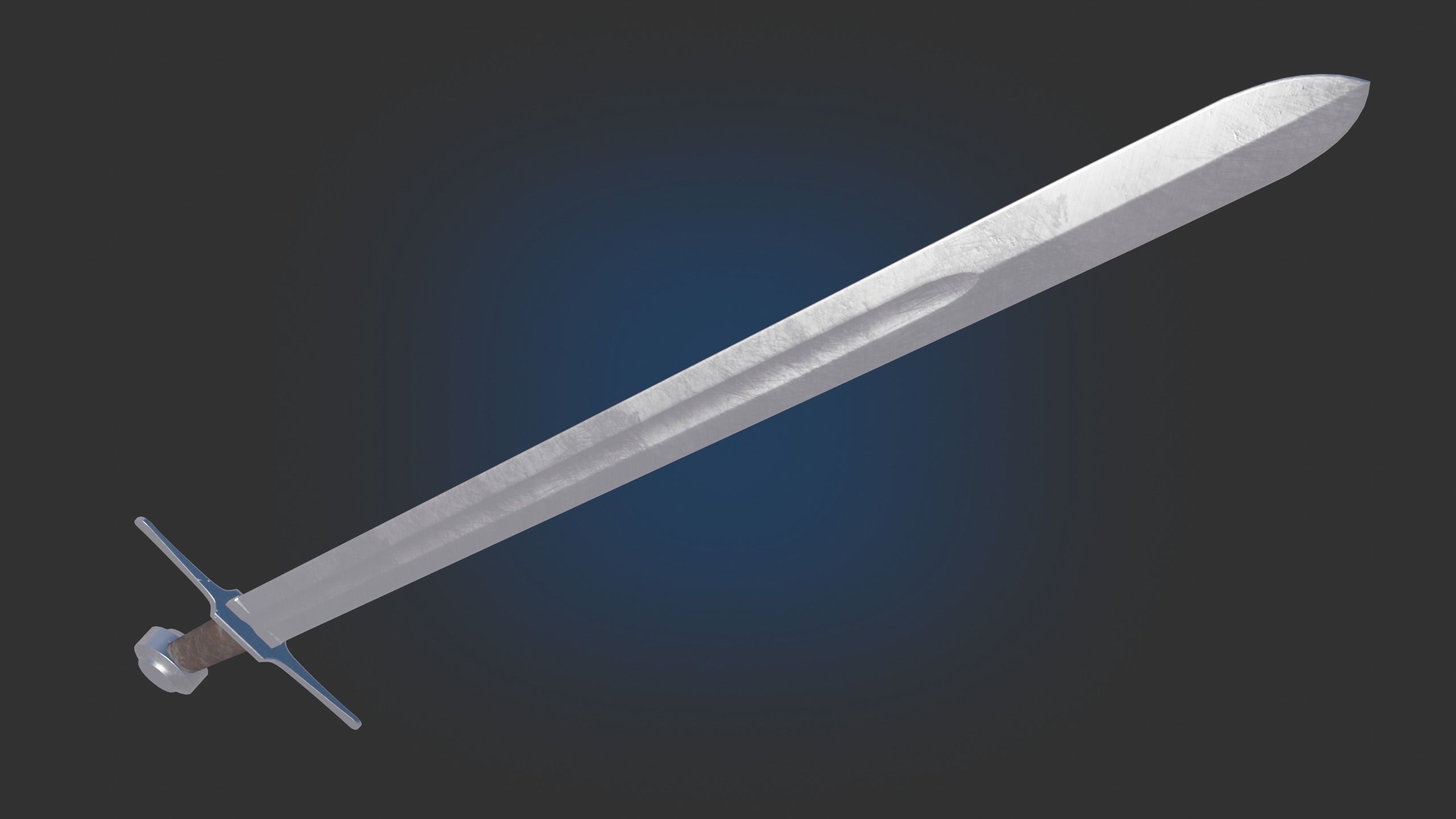 Medieval Realistic Arming Sword Middle-poly Game ready 3D model | CGTrader