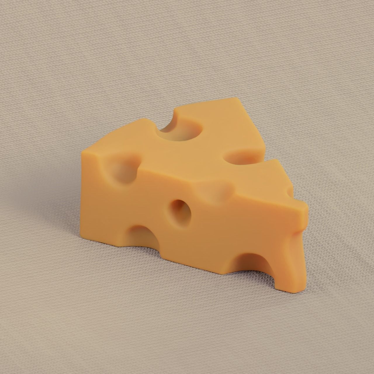 3D model Cheese low-poly and subdiv VR / AR / low-poly | CGTrader