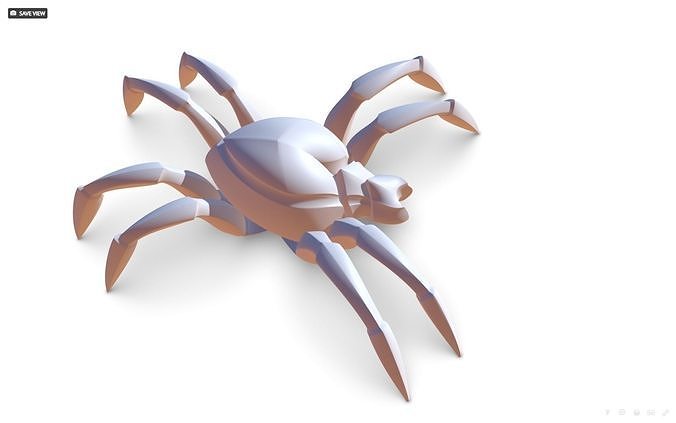 Spider 1 3D model 3D printable | CGTrader