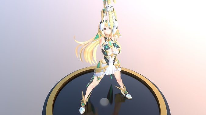 Mythra Lightning Buster 3D model | CGTrader
