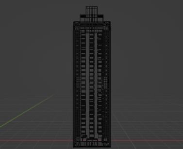 Realistic sky scraper free 3D model animated rigged | CGTrader