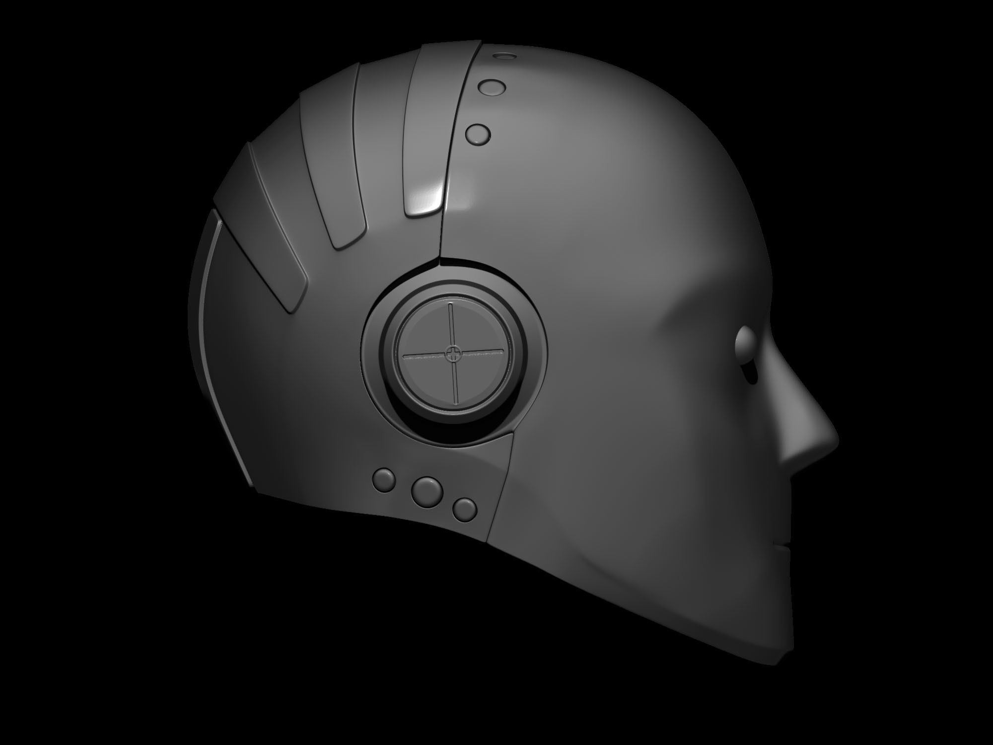 Robot crash dummy helmet 3D model 3D printable | CGTrader