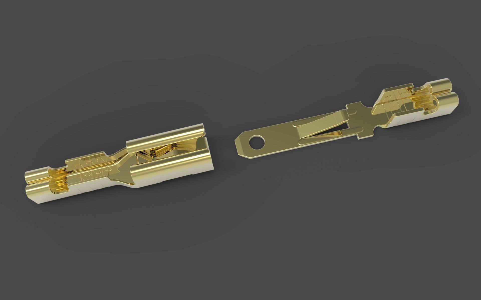 Car Connectors DJ70 3D model 3D printable | CGTrader