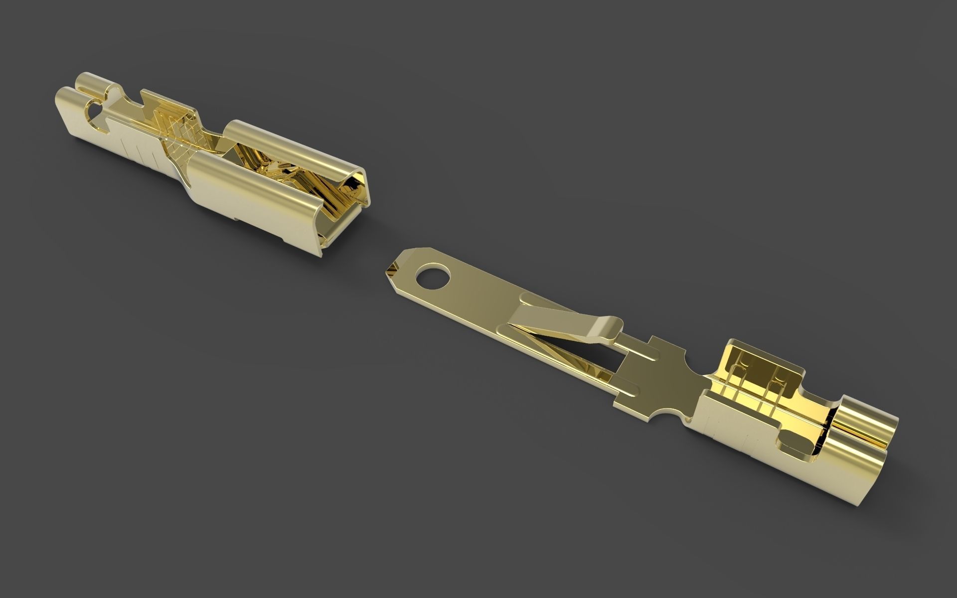 Car Connectors DJ70 3D model 3D printable | CGTrader