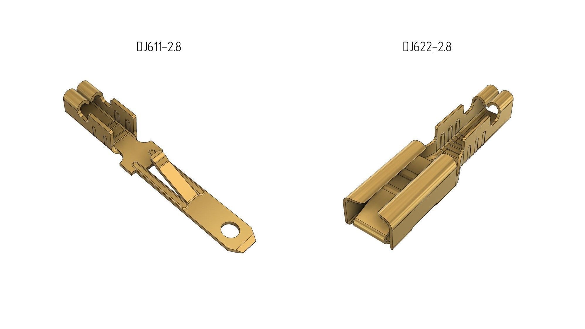 Car Connectors DJ70 3D model 3D printable | CGTrader