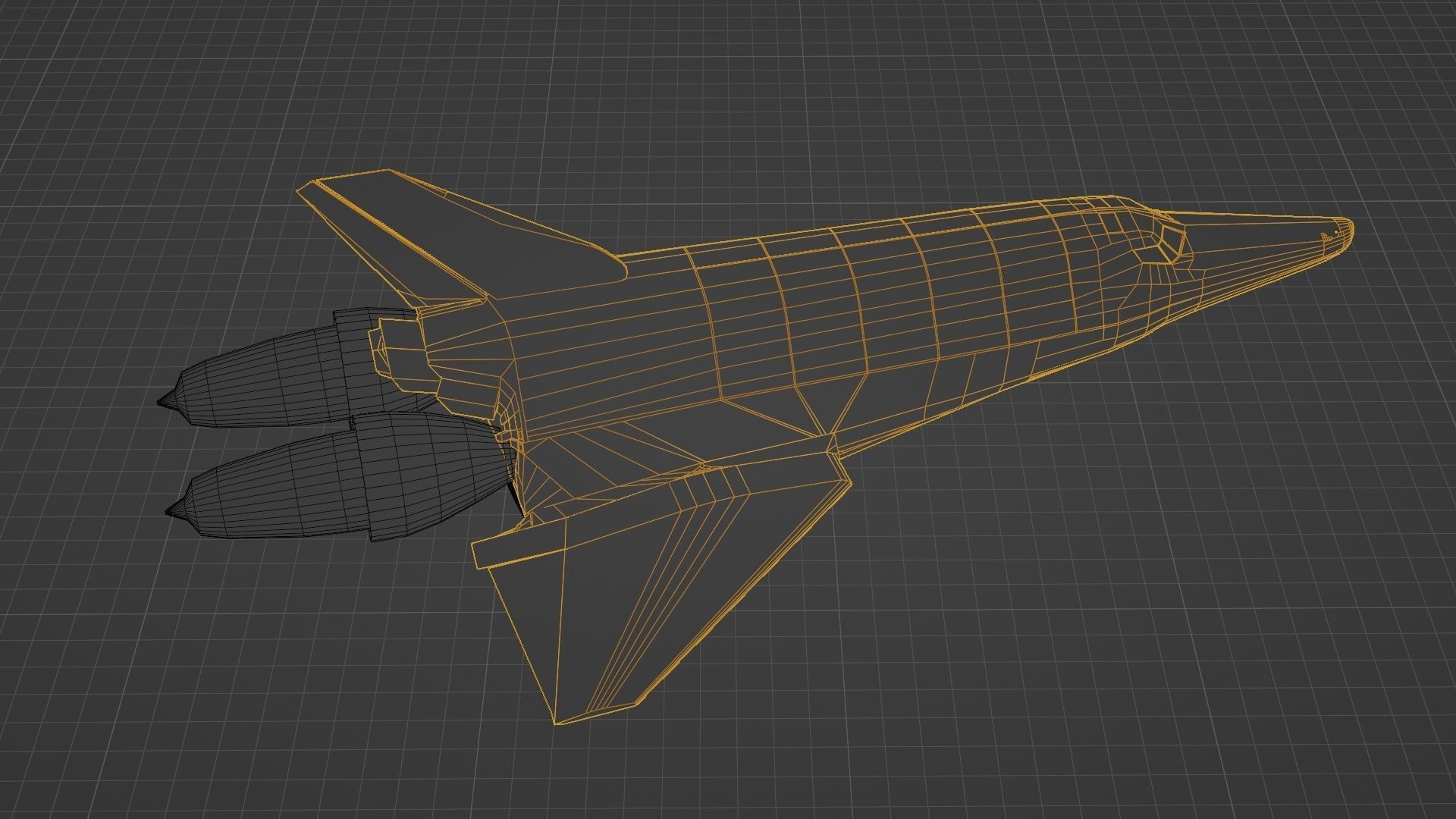 Space ship in open space free 3D model | CGTrader