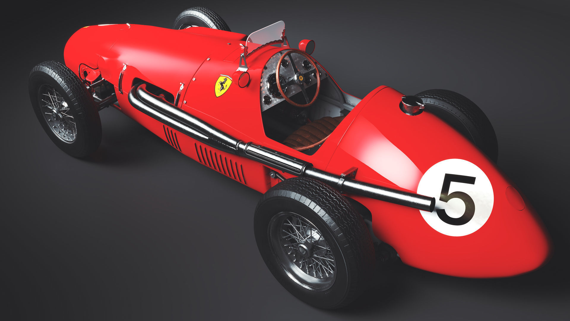 Ferrari 500 F2 1952 3D model | CGTrader