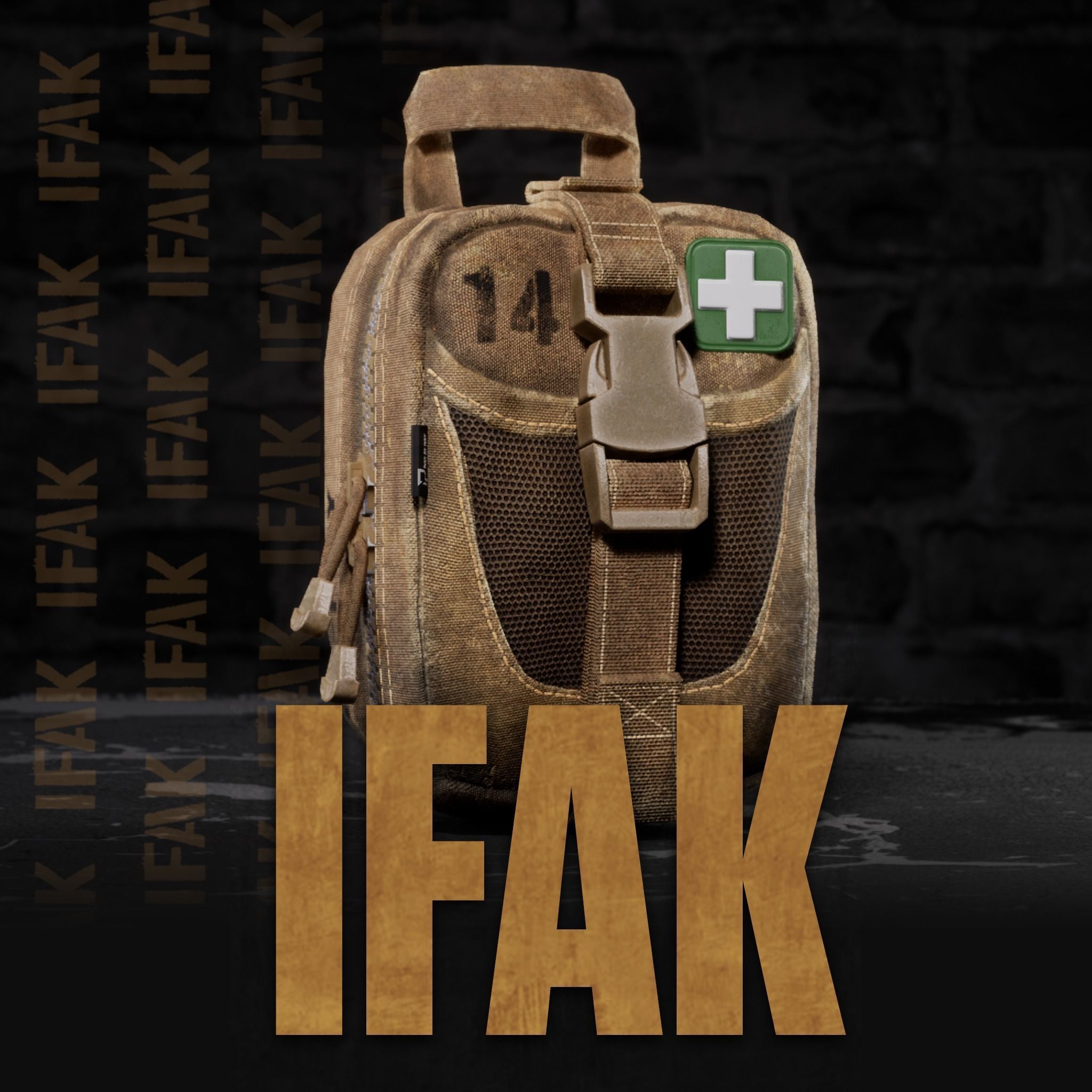 3D model IFAK - Medic pouch VR / AR / low-poly | CGTrader