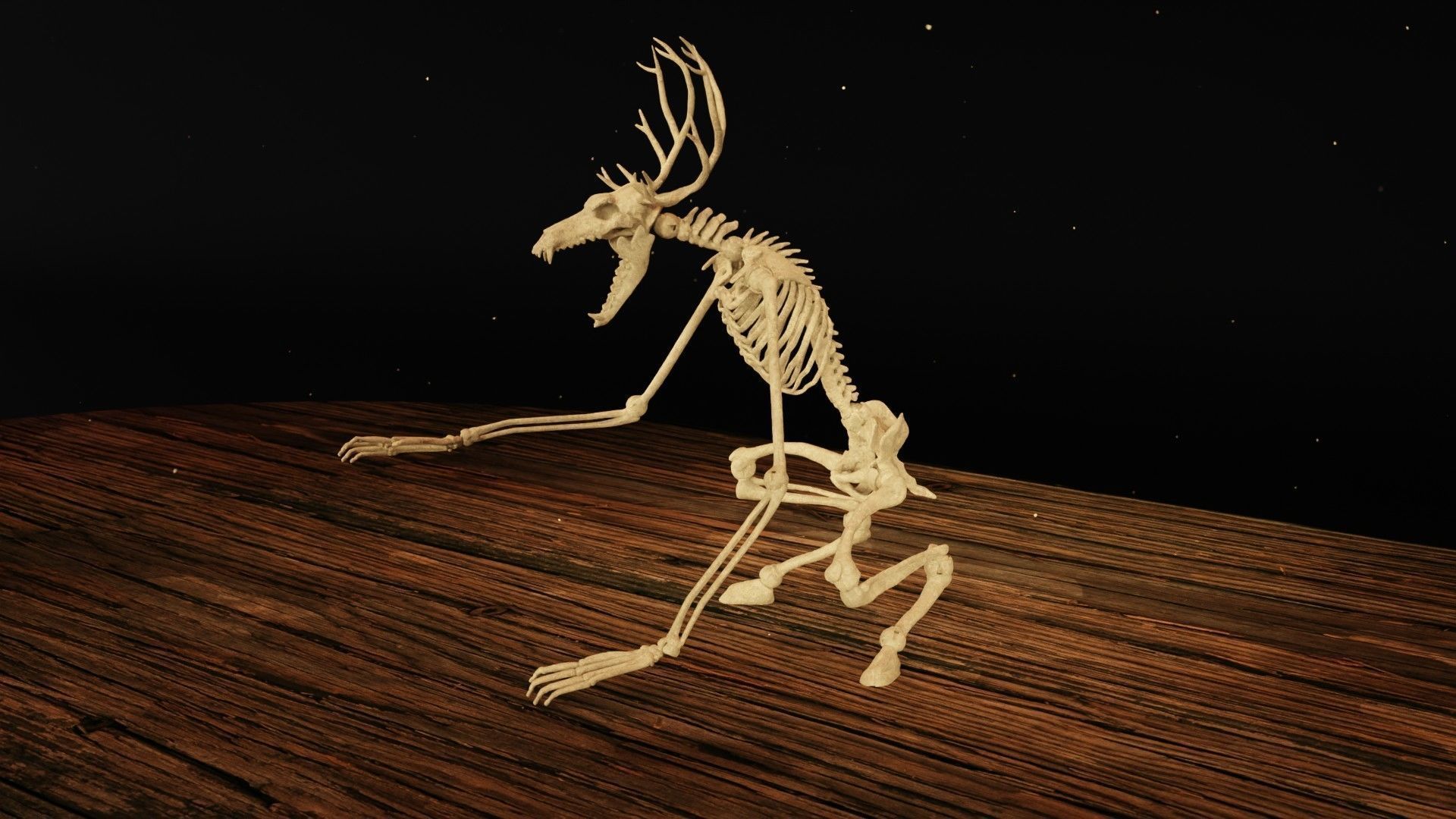 Wendigo Skeleton 3D model 3D printable | CGTrader