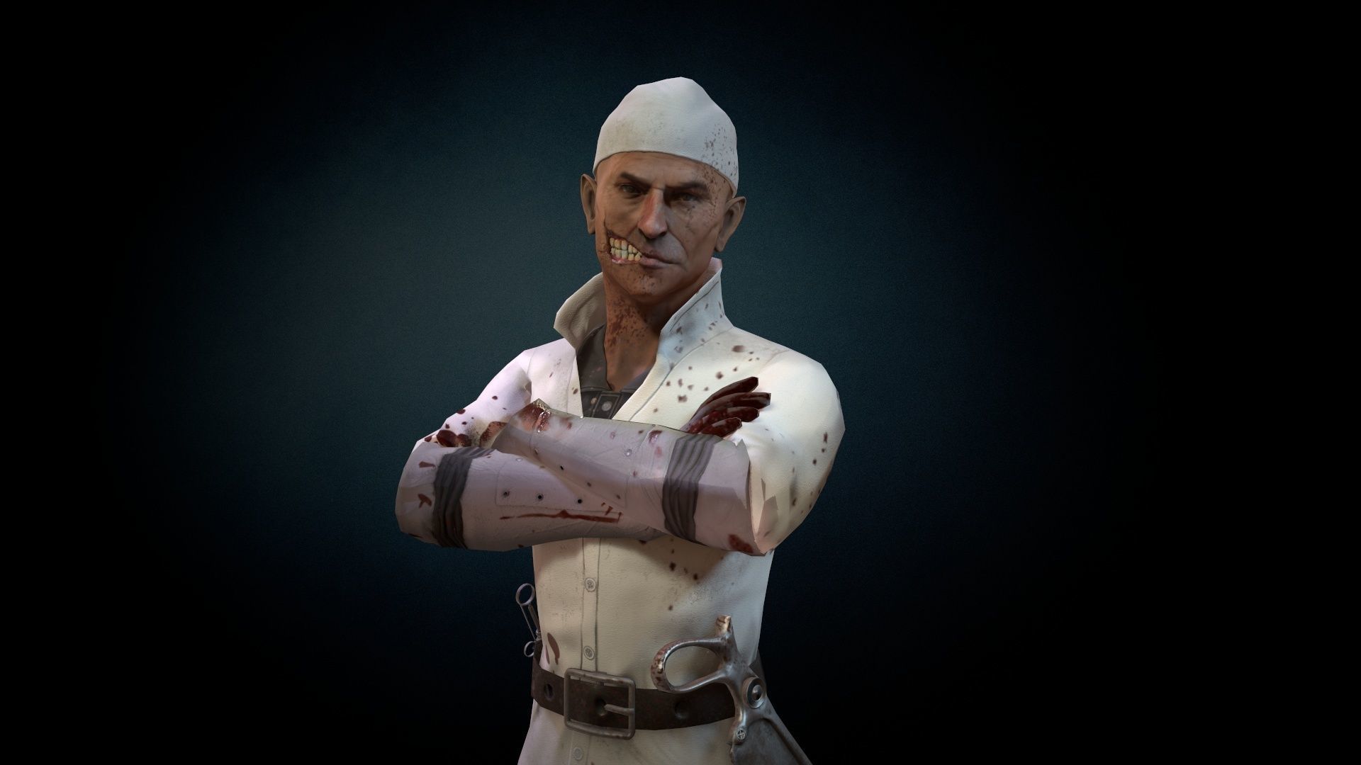 3D model Creepy Doctor VR / AR / low-poly | CGTrader