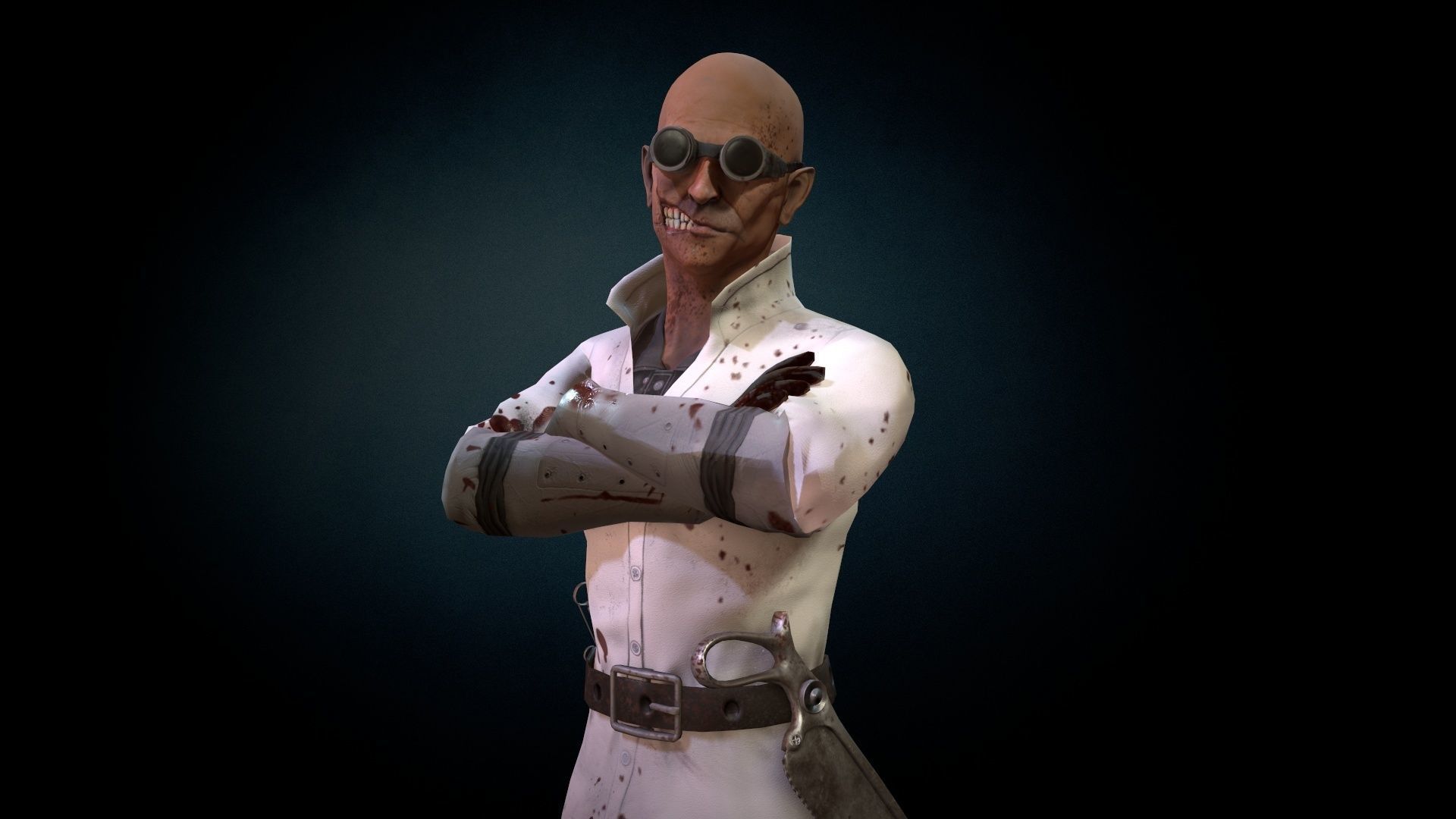 3D model Creepy Doctor VR / AR / low-poly | CGTrader