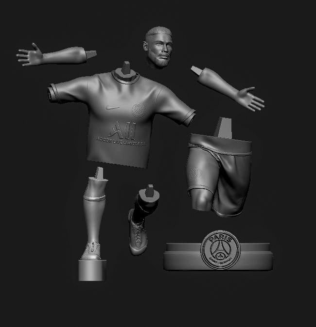 Neymar JR 3D Printable 2 3D model 3D printable | CGTrader