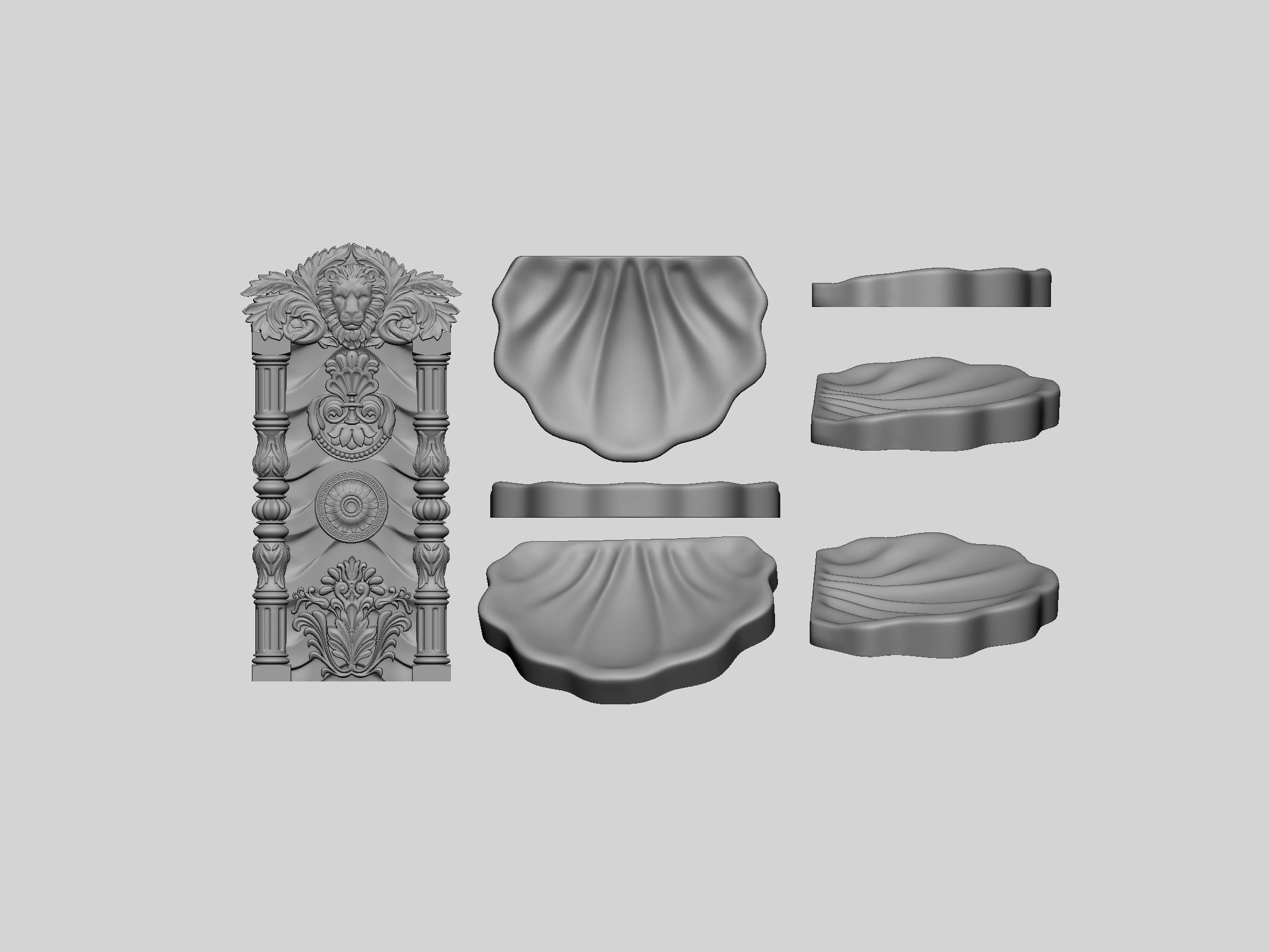 Classic Middle Eastern Fountain 3D model 3D printable | CGTrader