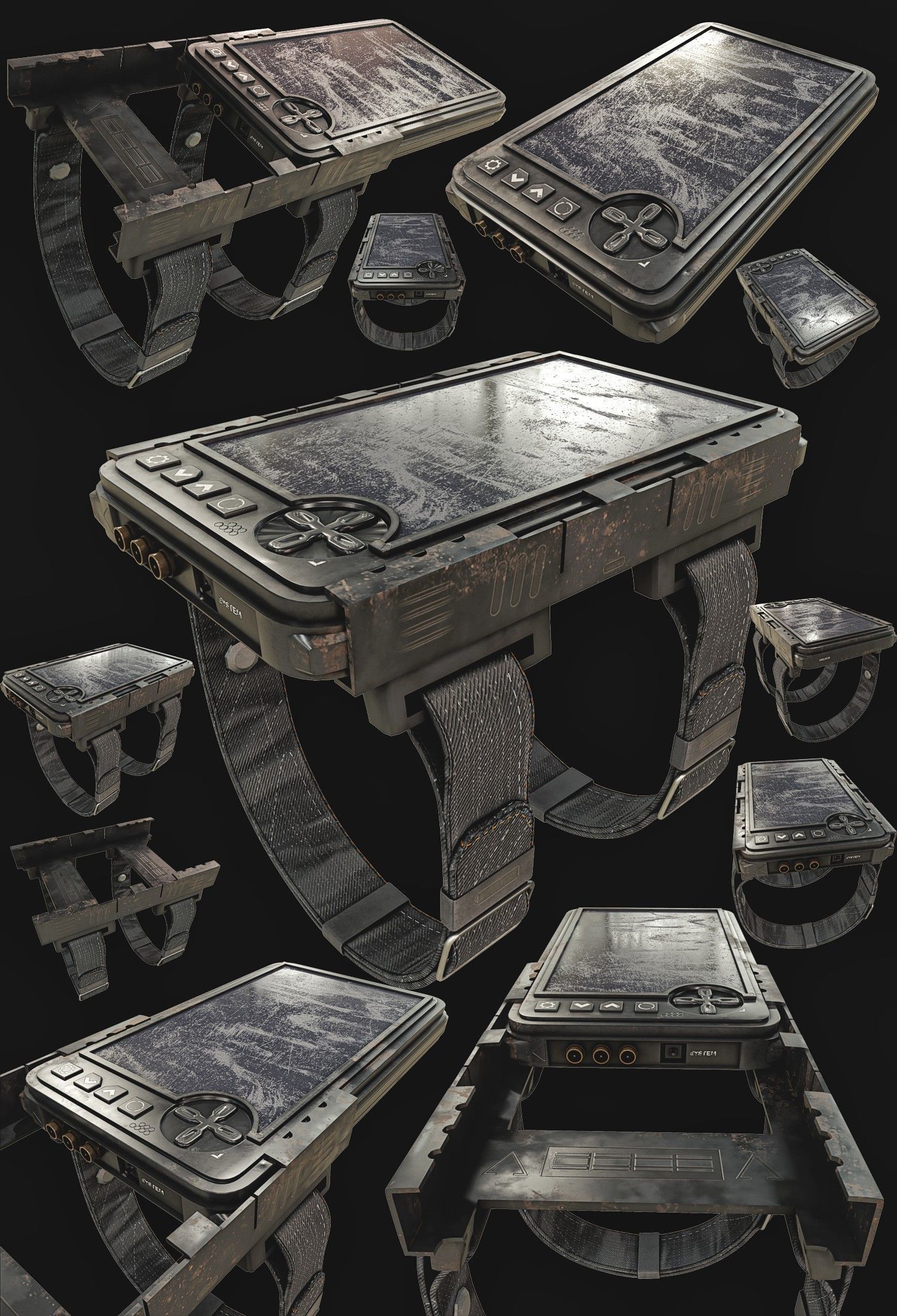 3D model Military wrist tablet VR / AR / low-poly | CGTrader