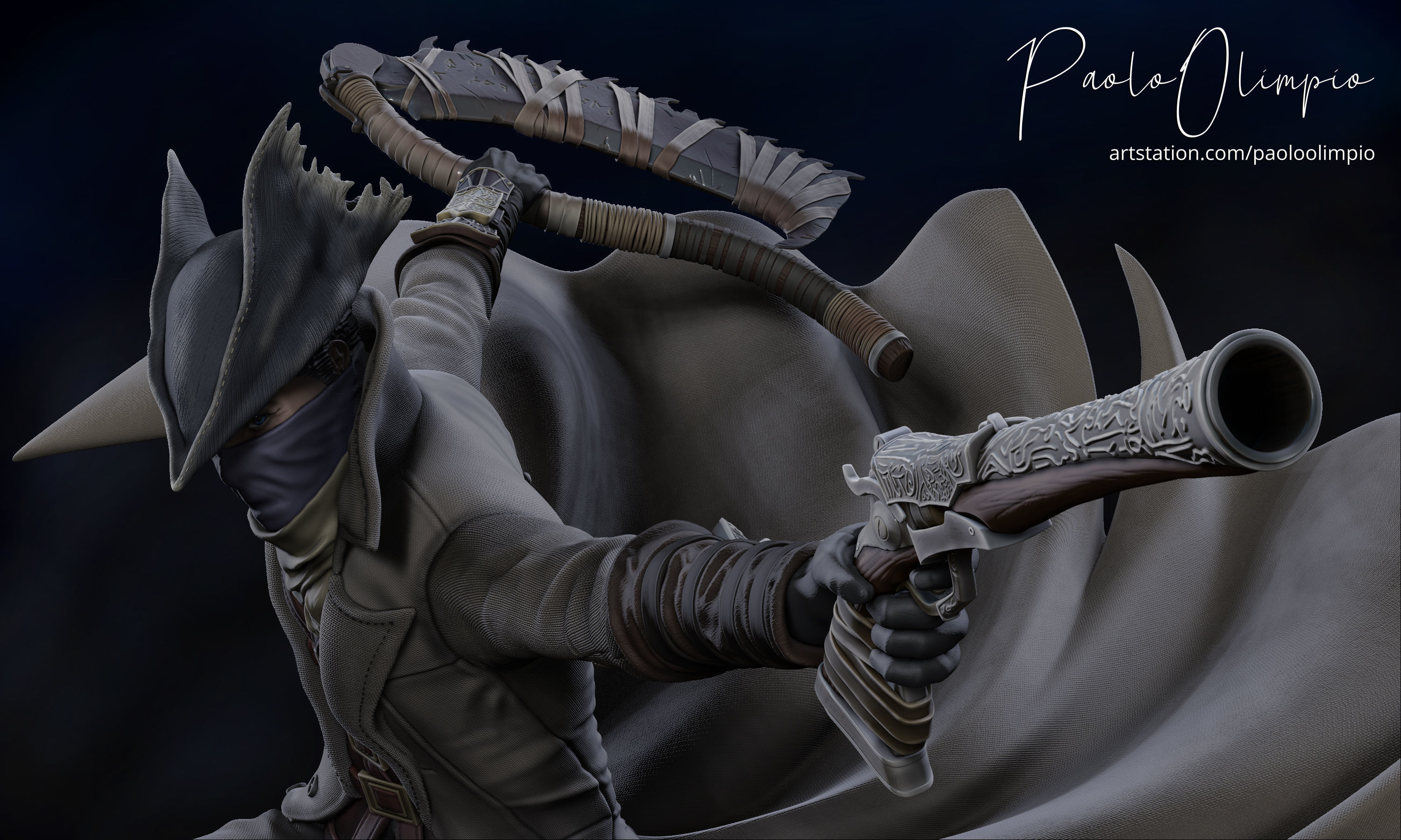 Bloodborne Diorama 3D model 3D printable | CGTrader