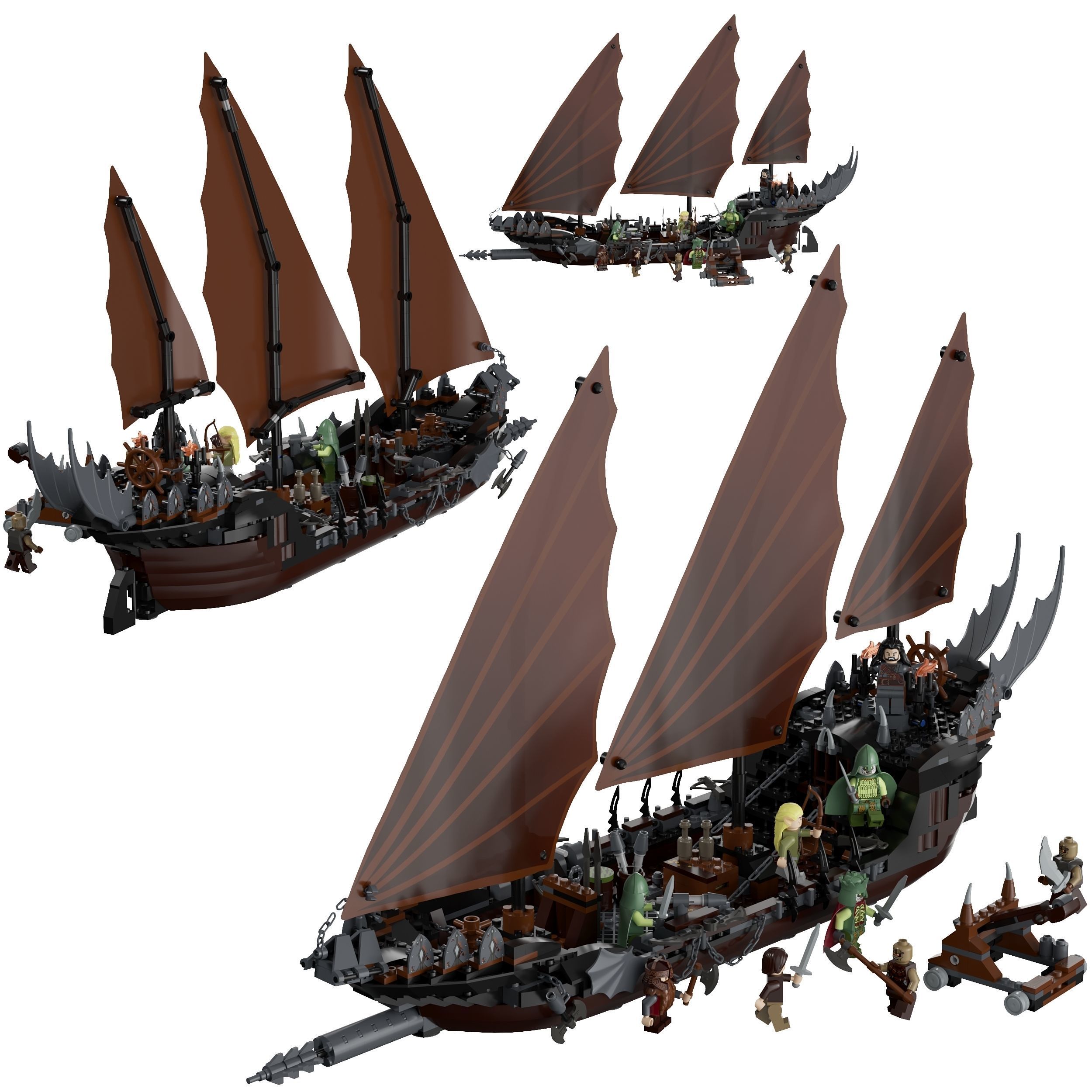 Lego - 79008 Pirate Ship Ambush 3D model | CGTrader
