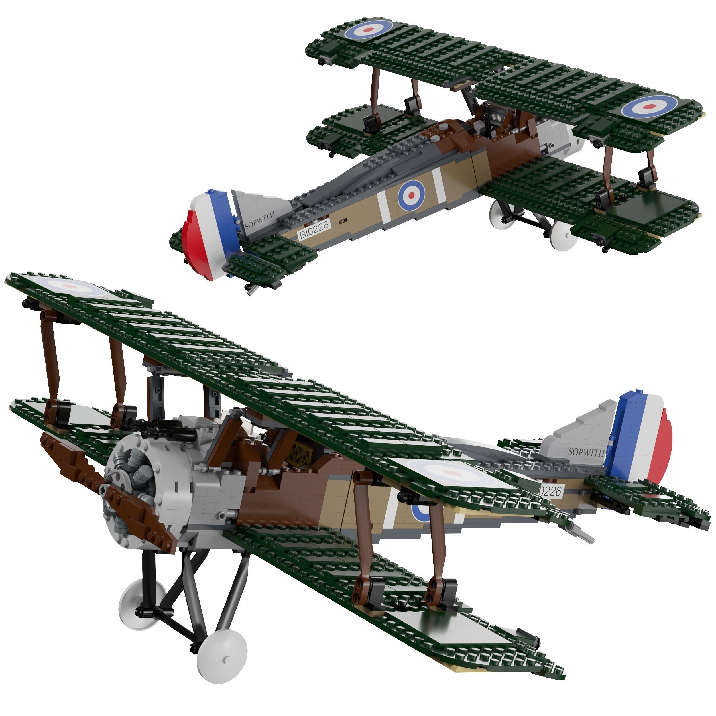 Lego - 10226 Sopwith Camel 3D model | CGTrader