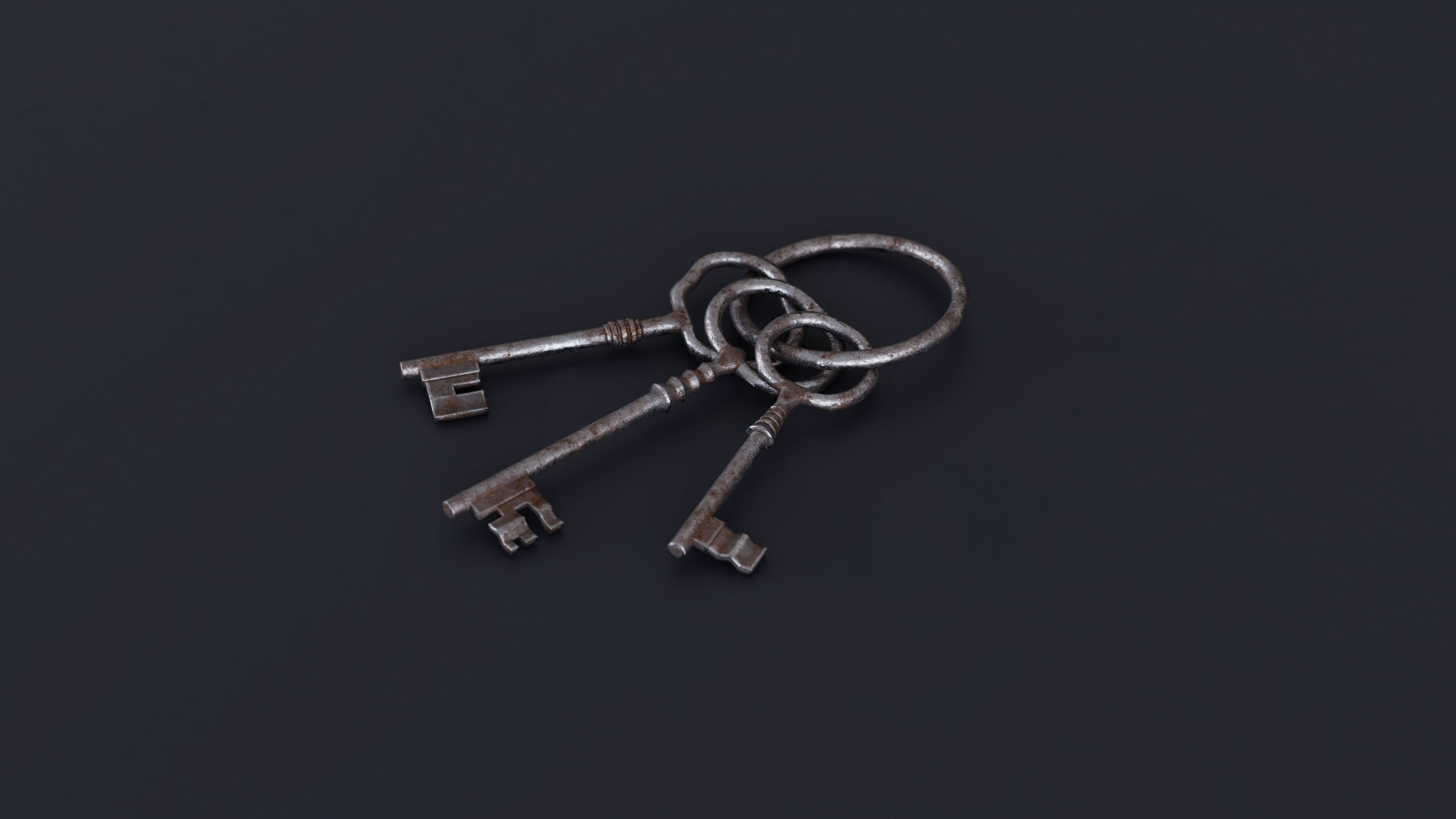 3D model Rusty Old Keys VR / AR / low-poly | CGTrader