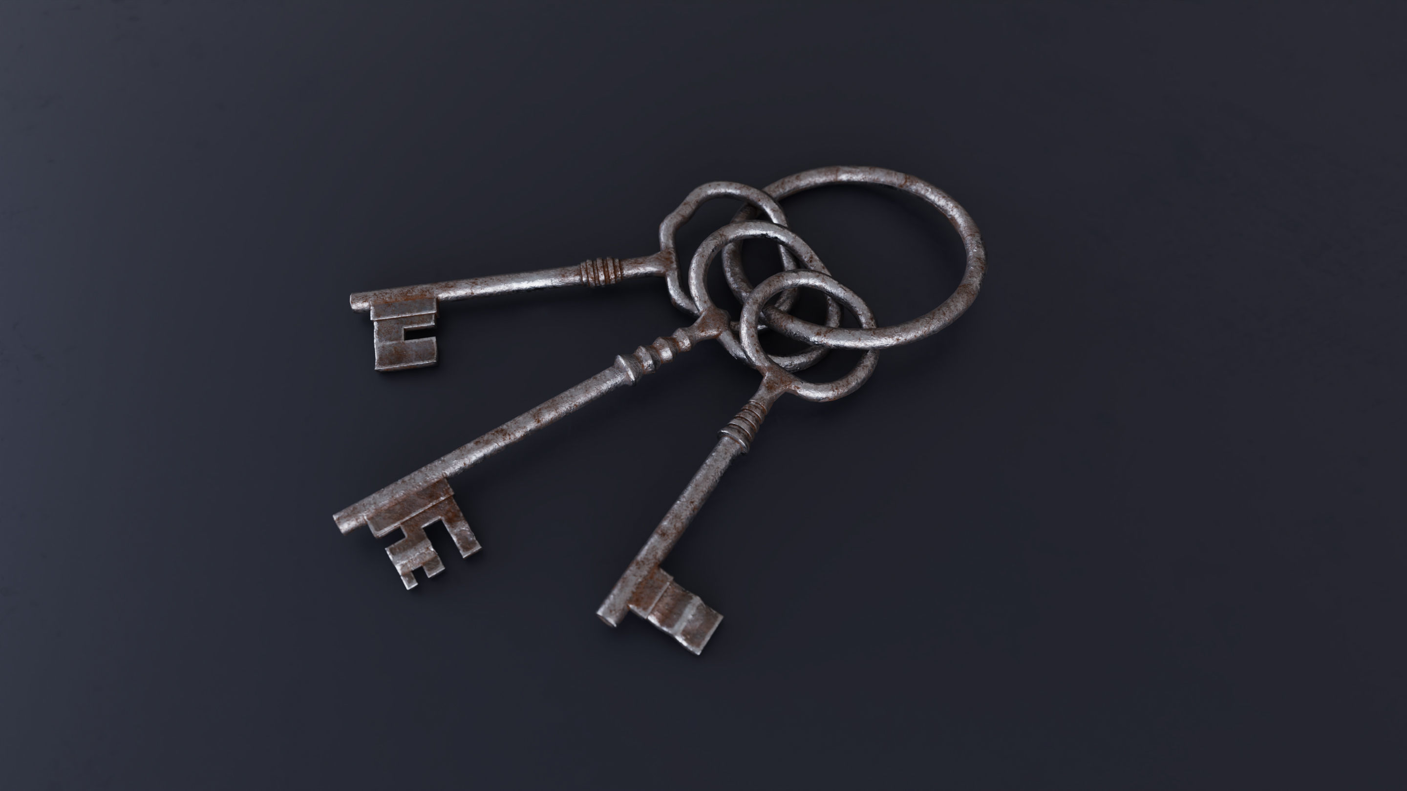 3D model Rusty Old Keys VR / AR / low-poly | CGTrader