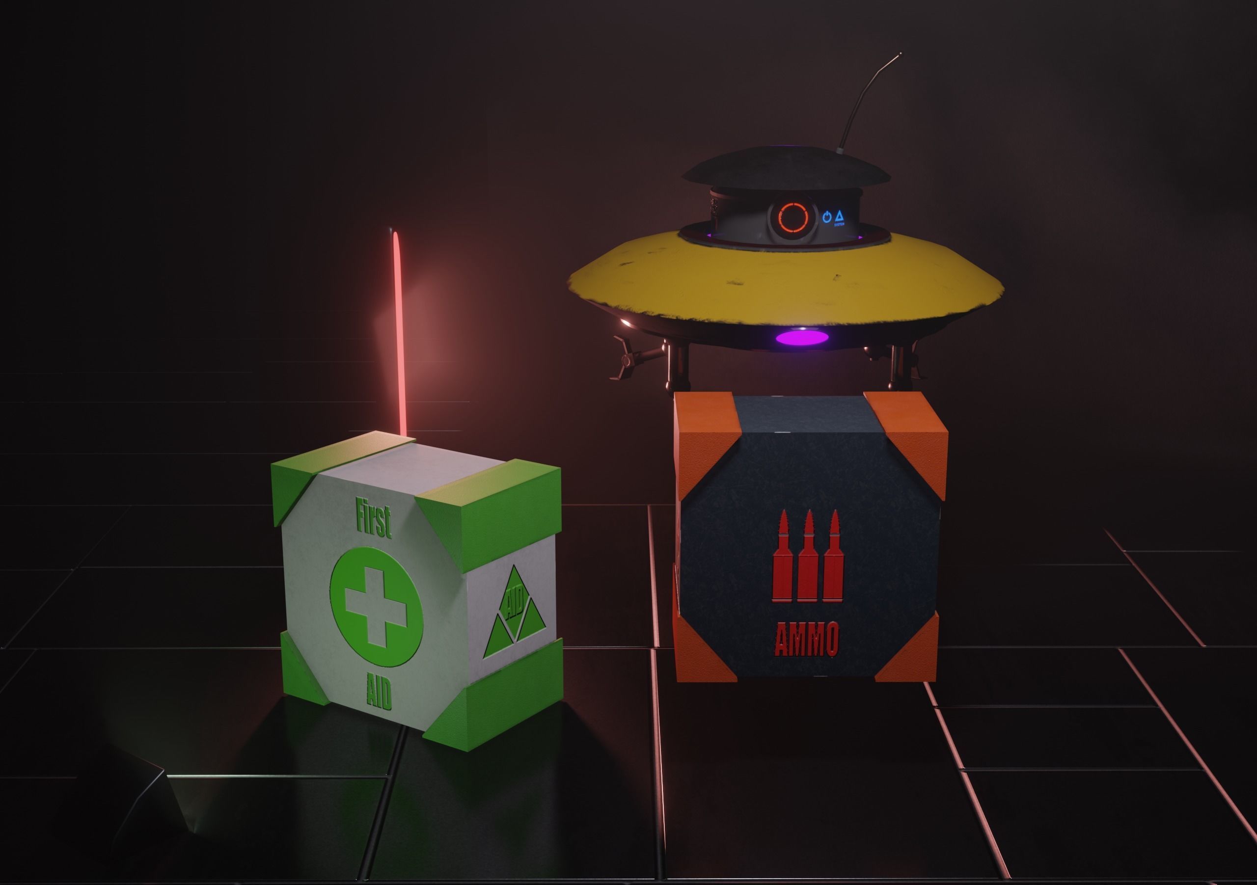 Bot Helper free VR / AR / low-poly 3D model | CGTrader