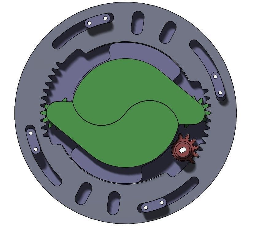 3D Printable Iris mechanism-3DP2BLROD40A 3D model 3D printable | CGTrader