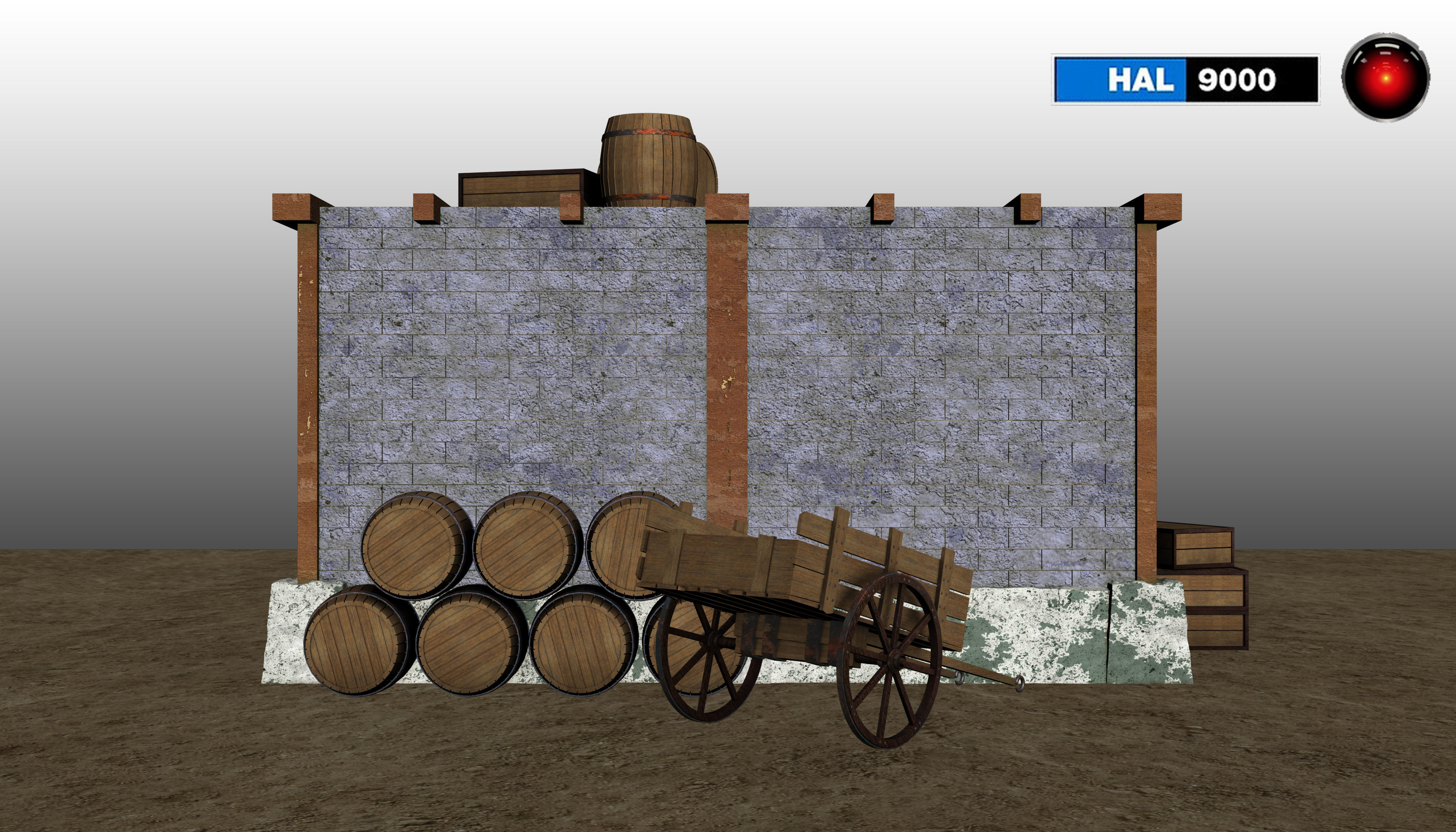 Medieval Silo free 3D model | CGTrader