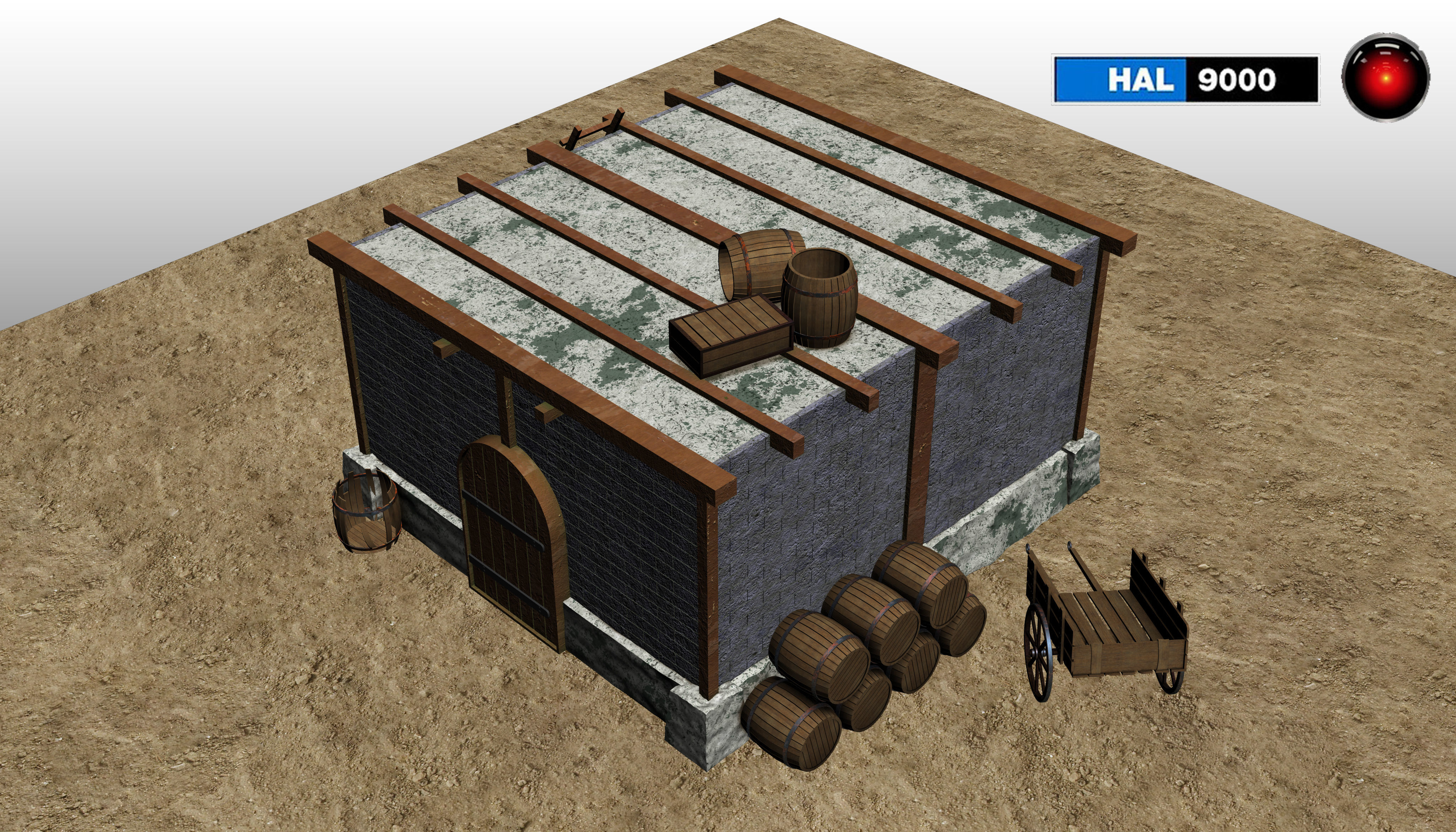 Medieval Silo free 3D model | CGTrader