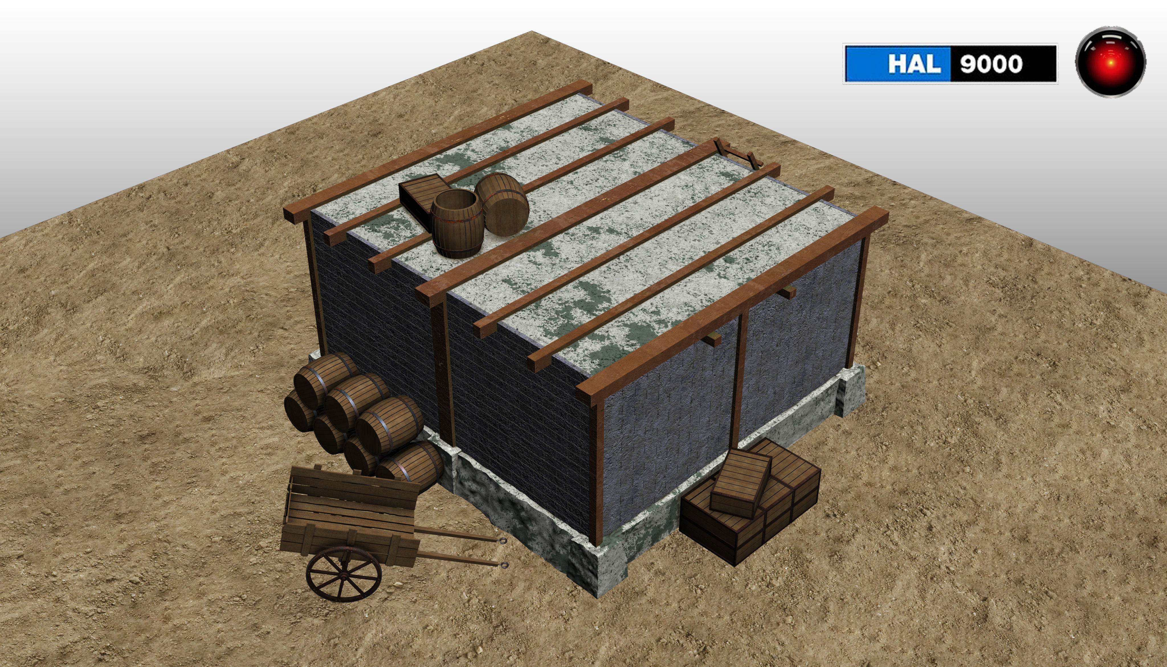 Medieval Silo free 3D model | CGTrader